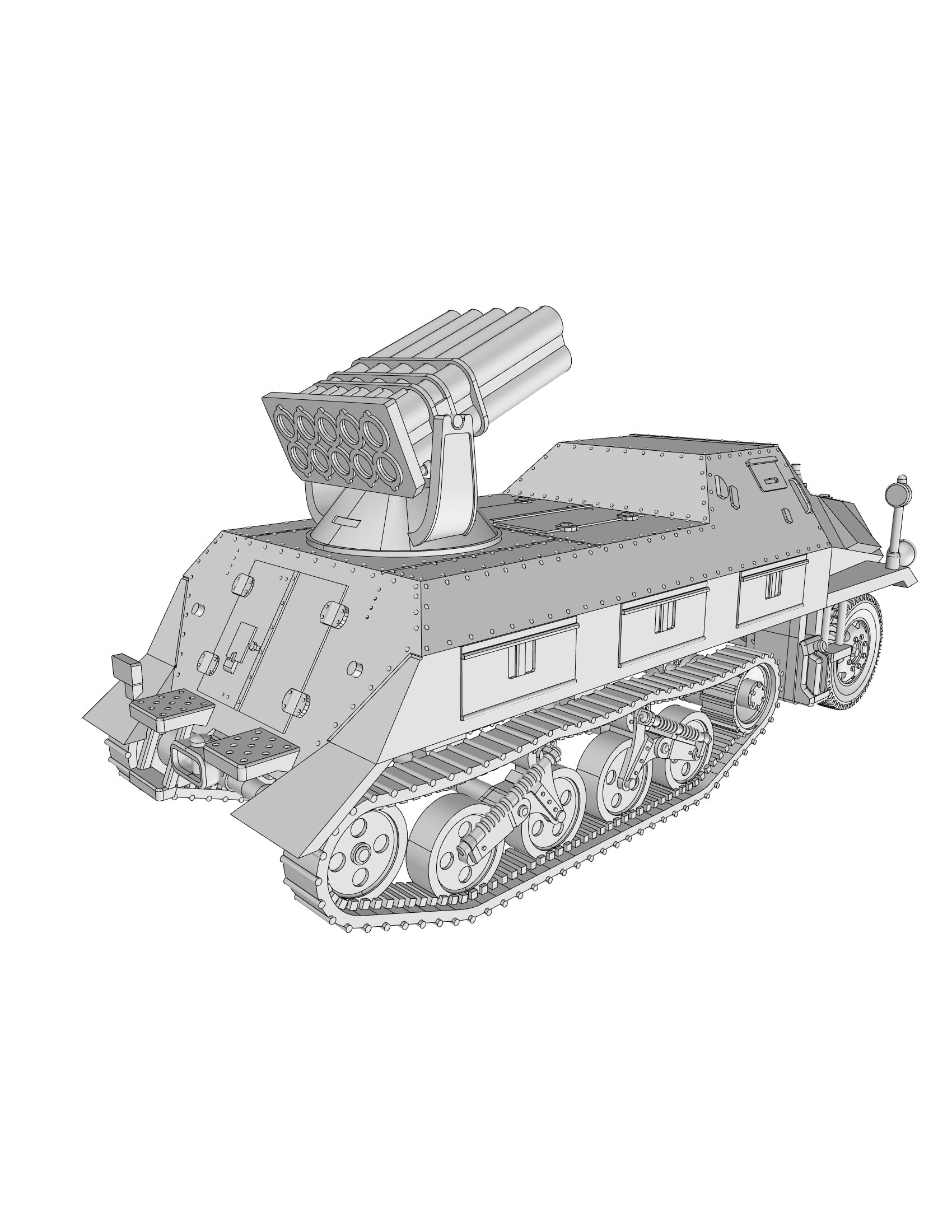 SD KFZ 4/1 1/56 (28mm) by Print your tank - Wargaming3D