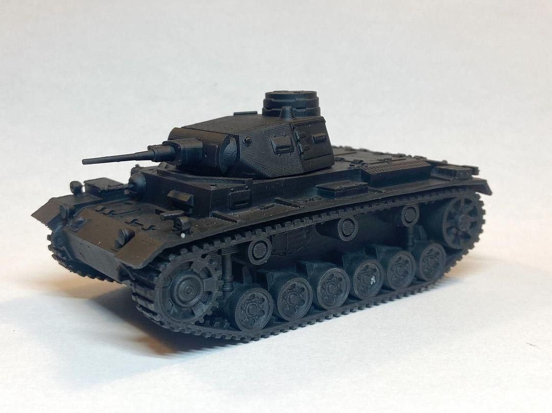 1/56 (28mm) PZ KPFW III AUSF C by Print your tank - Wargaming3D