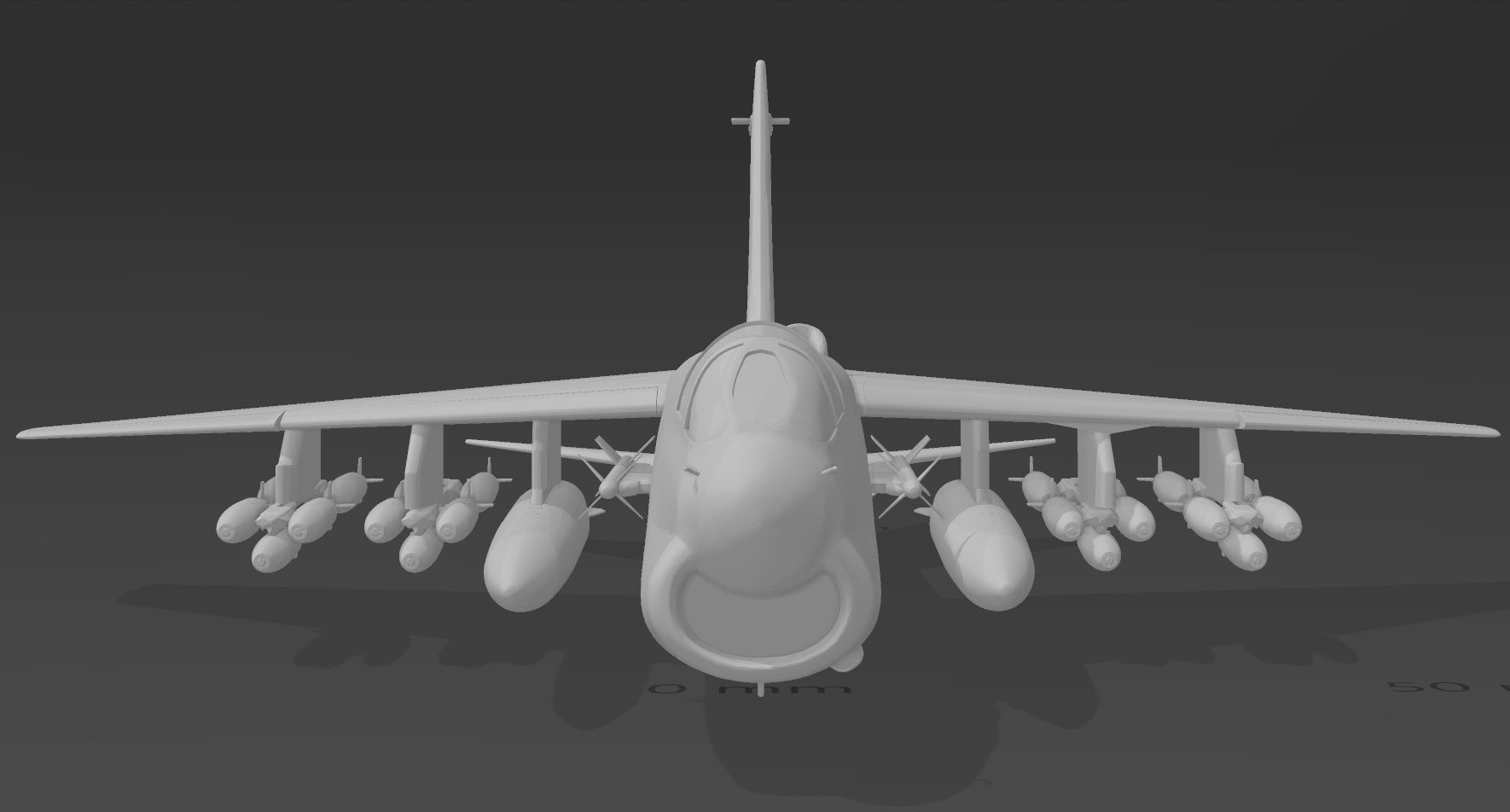 1:100 Vought A-7D Corsair by The Idle Hands Workshop - Wargaming3D
