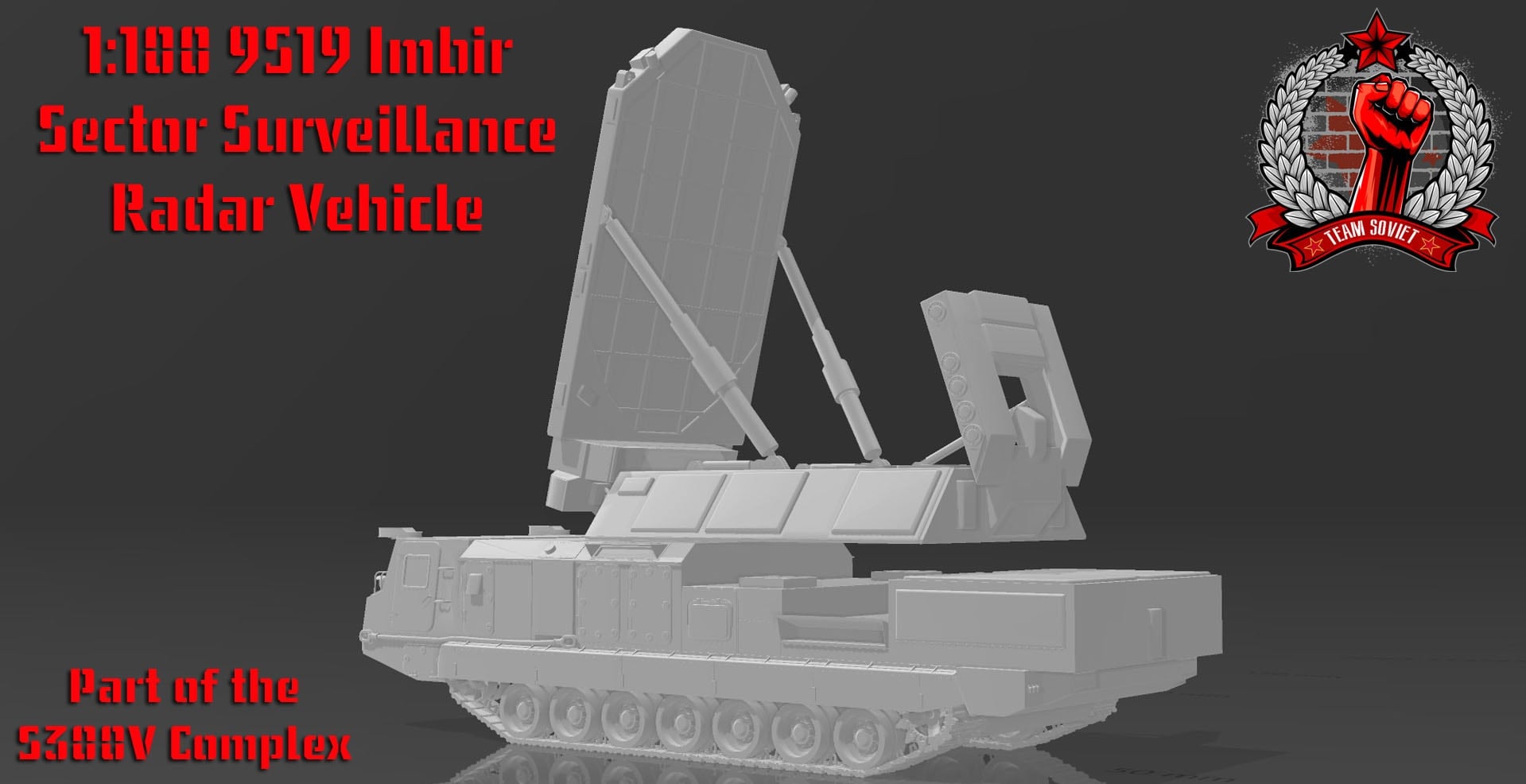 1:100 9S19 Imbir "High Screen" Sector Surveillance Radar Vehicle by The ...
