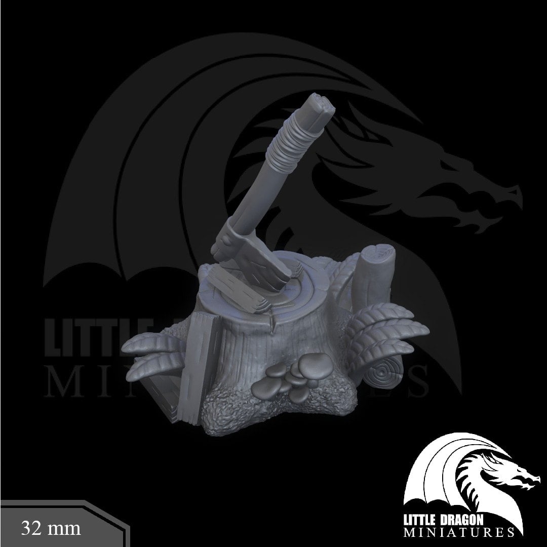 Tree Stump by Little Dragon Miniatures - MiniHoarder