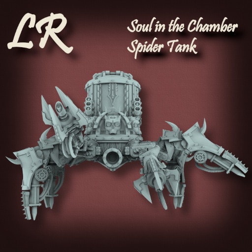 Soul in the Chamber Spider Tank by LeesedRenfort Designs - MiniHoarder