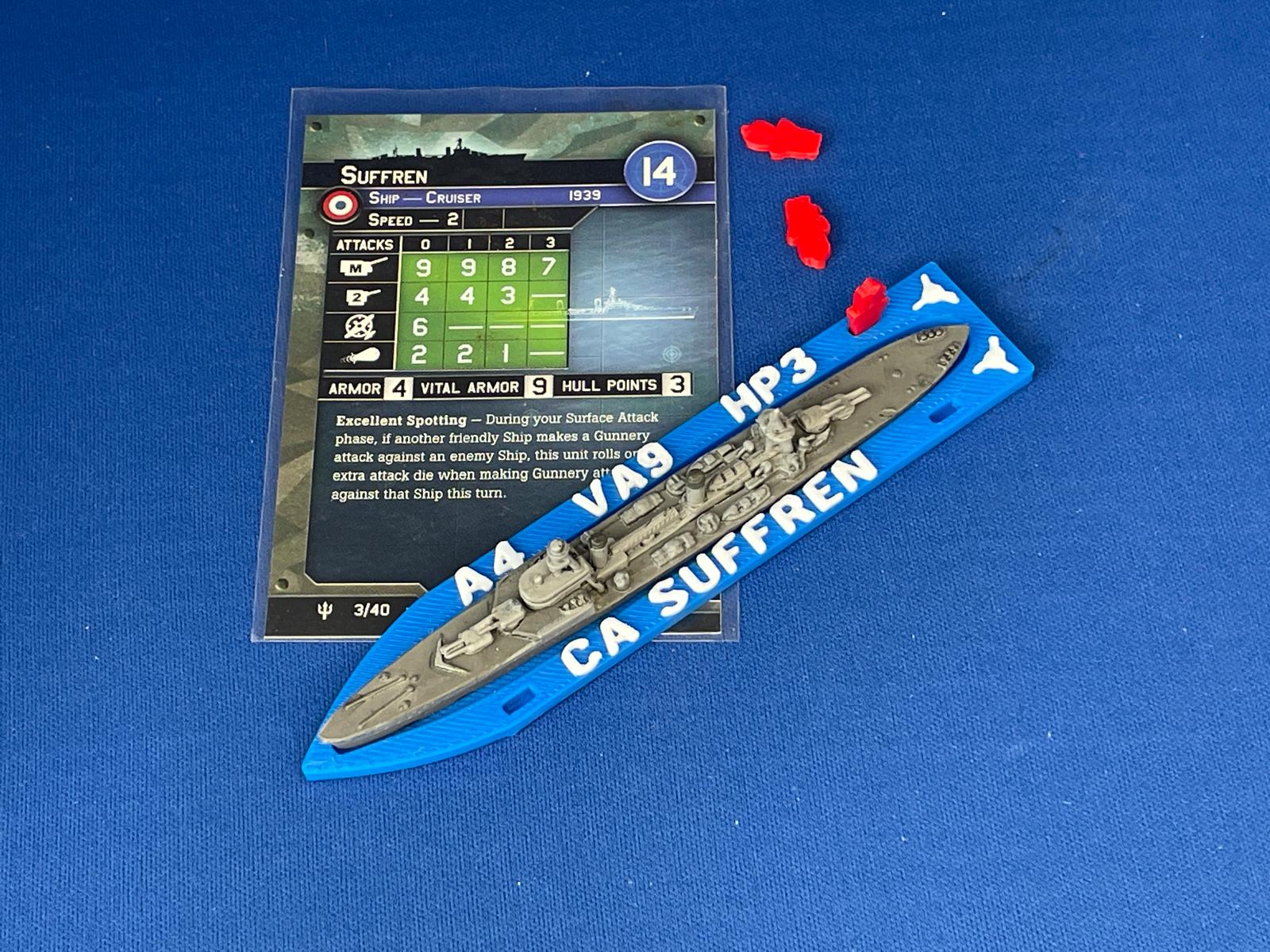 War at Sea FRA Suffren Ship Base - Game Aid by The Fun Kingdom ...