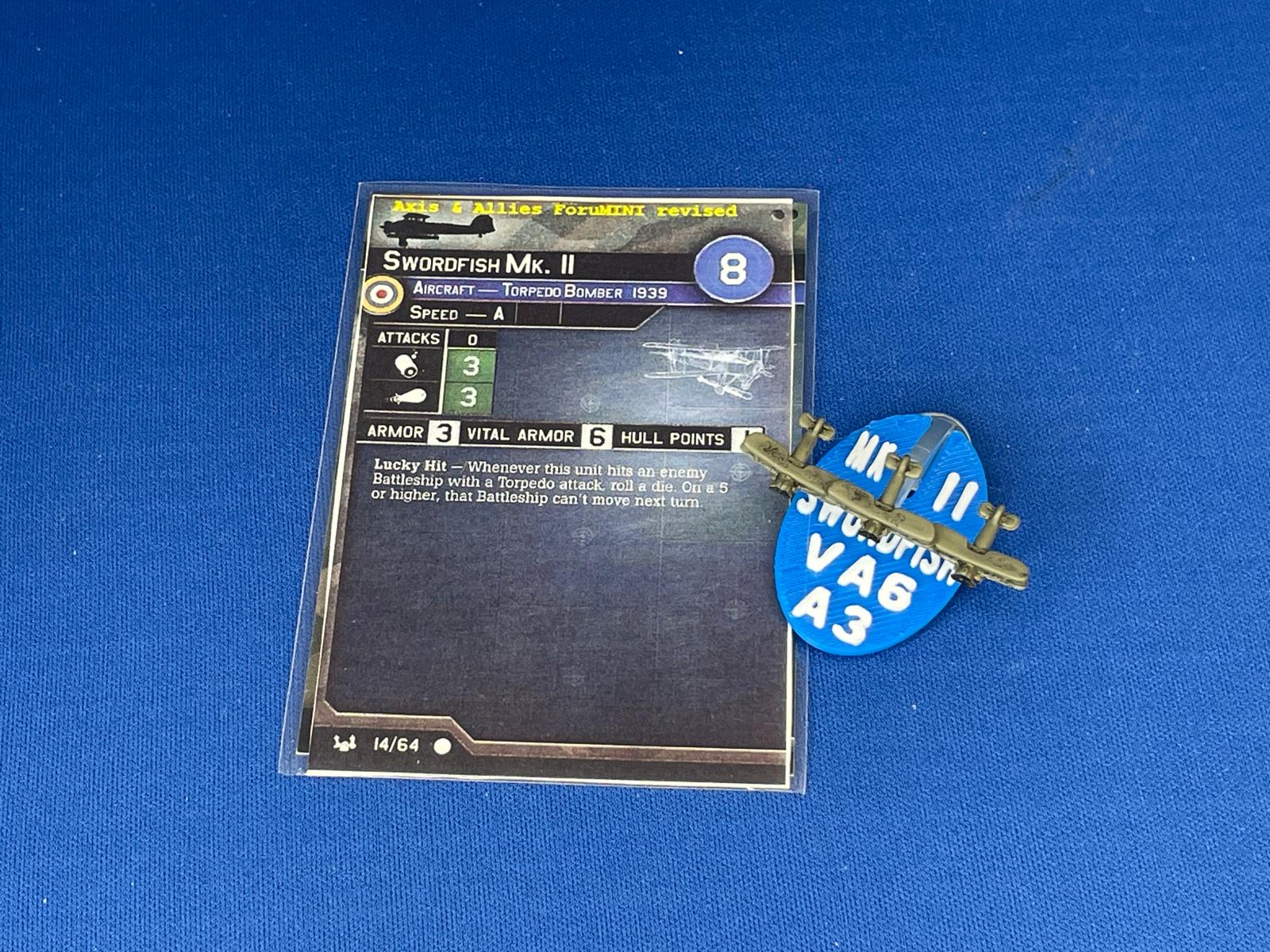 War at Sea British Swordfish Mk. II Plane Base - Game Aid by The Fun ...