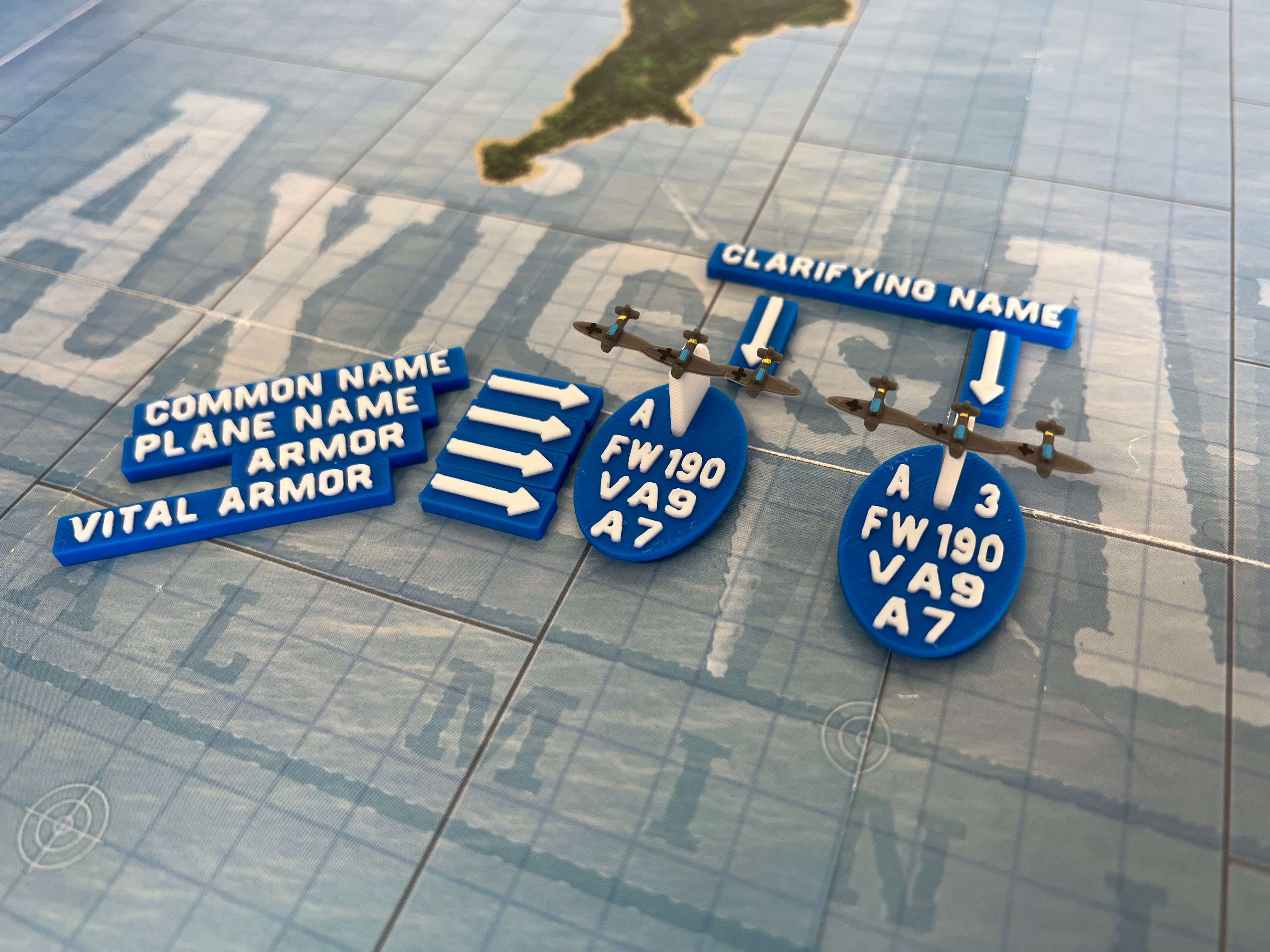 War at Sea American Helldiver Plane Base - Game Aid by The Fun Kingdom ...