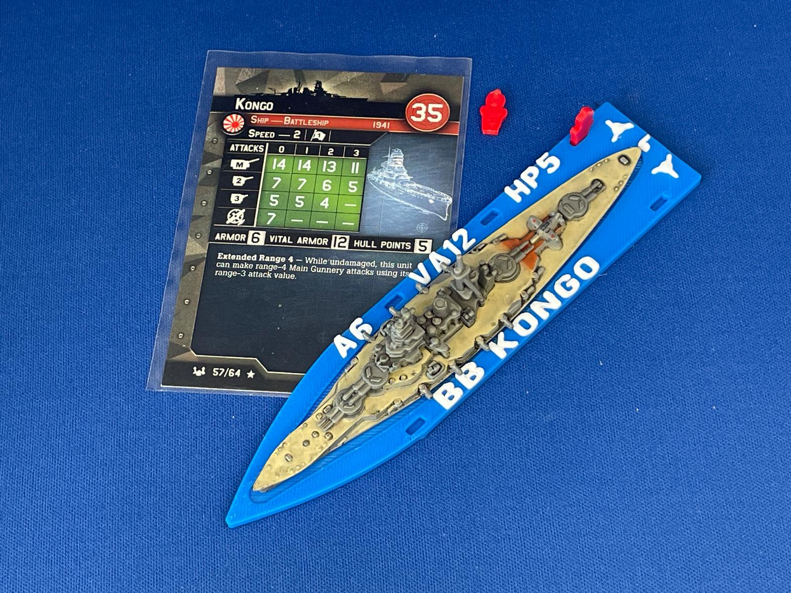 War at Sea IJN Kongo Ship Base - Game Aid by The Fun Kingdom - Wargaming3D