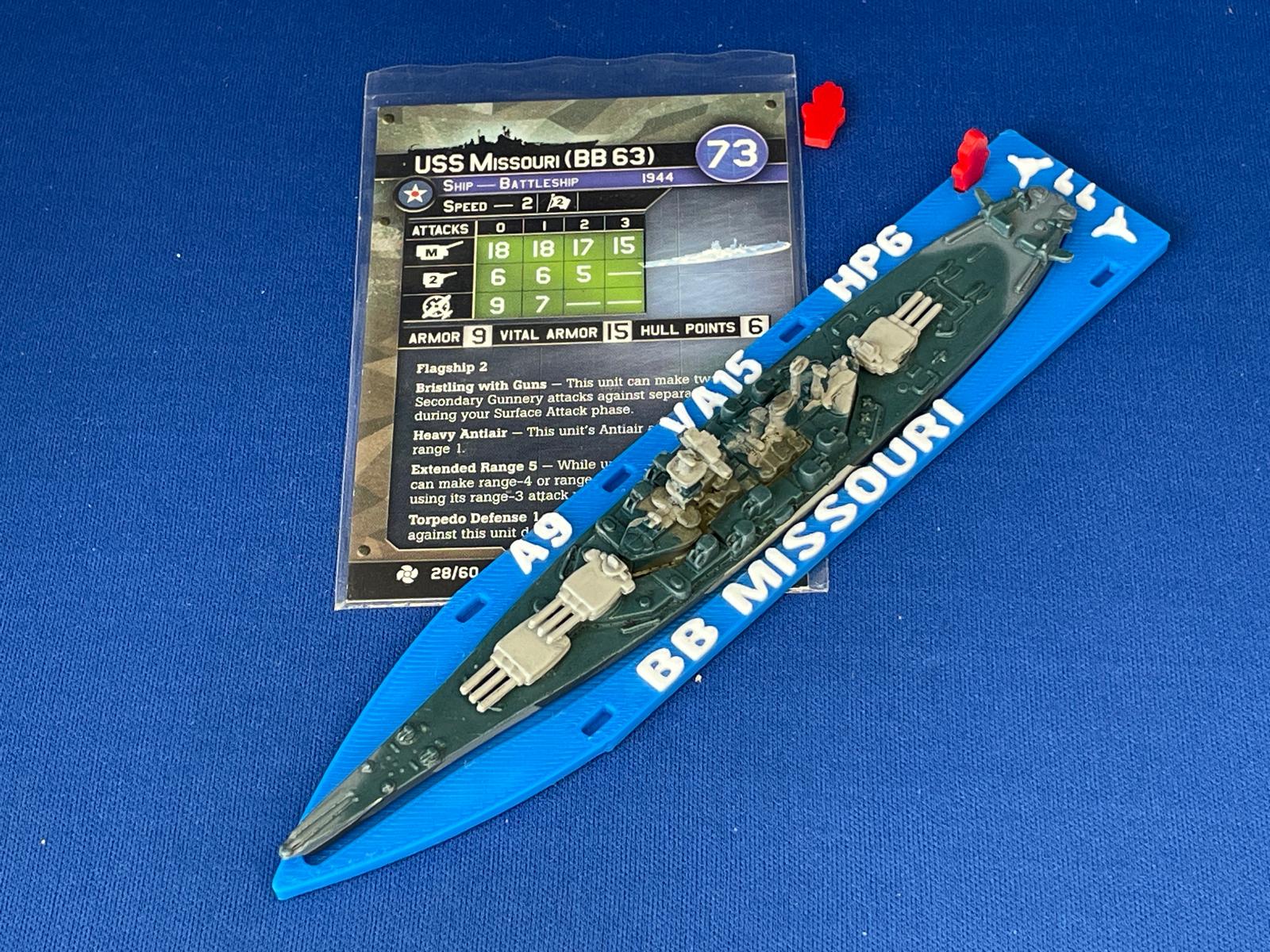 War at Sea USS Missouri Ship Base - Game Aid by The Fun Kingdom ...