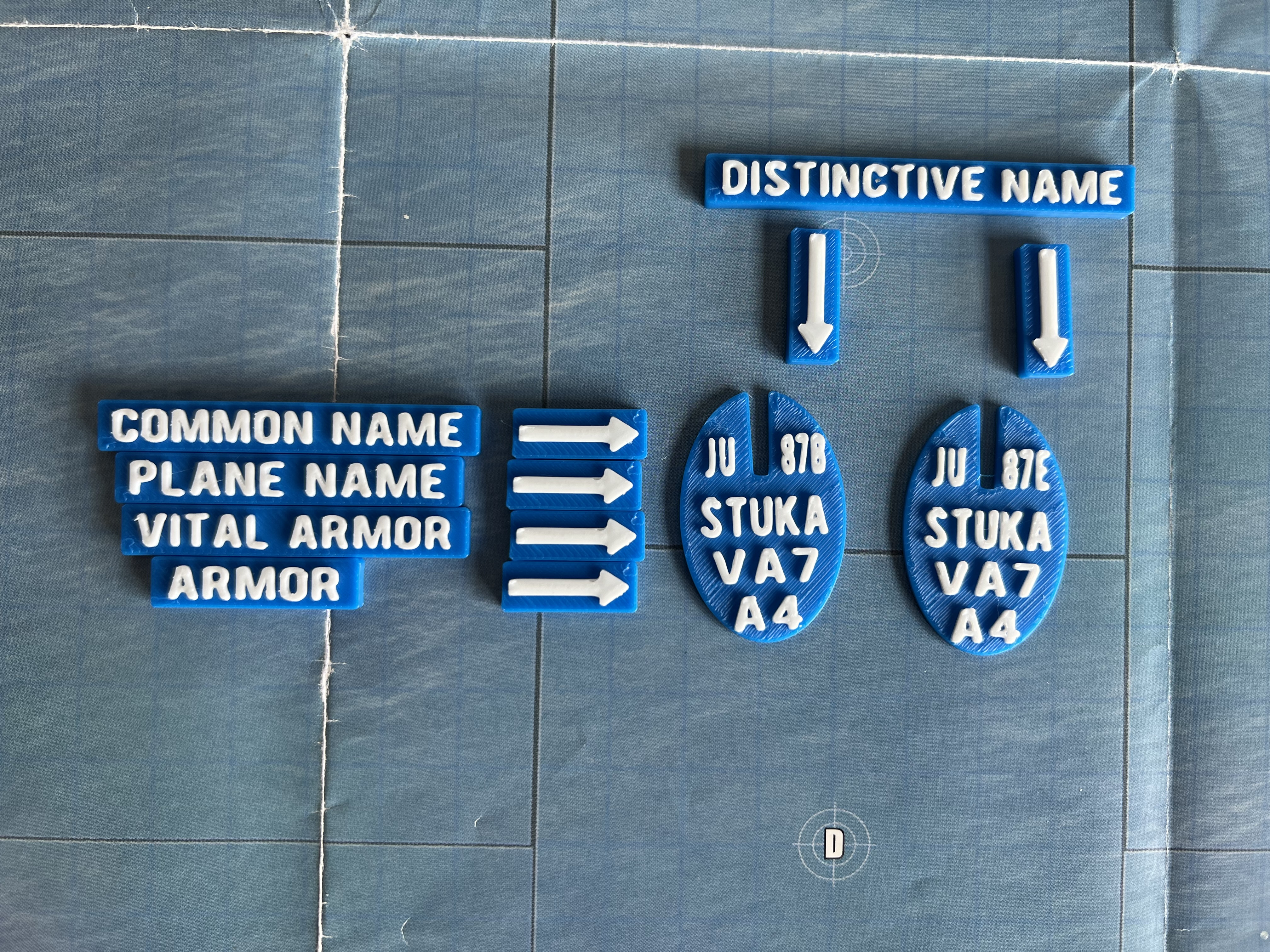 War at Sea British Martlet Mk. II Fighter Plane Base - Game Aid by The ...