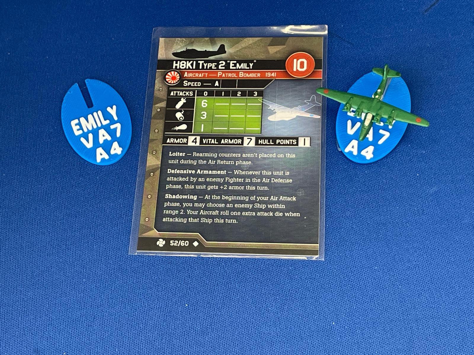War at Sea IJN Emily Plane Base - Game Aid by The Fun Kingdom - Wargaming3D
