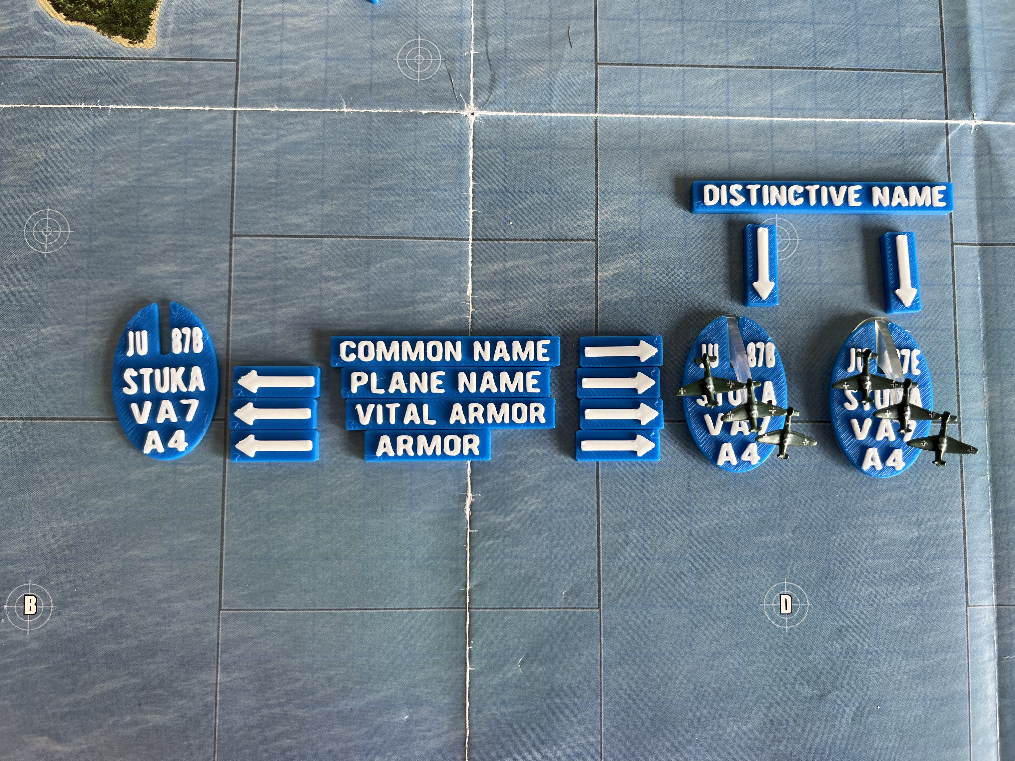 War at Sea American Hellcat Plane Base - Game Aid by The Fun Kingdom ...