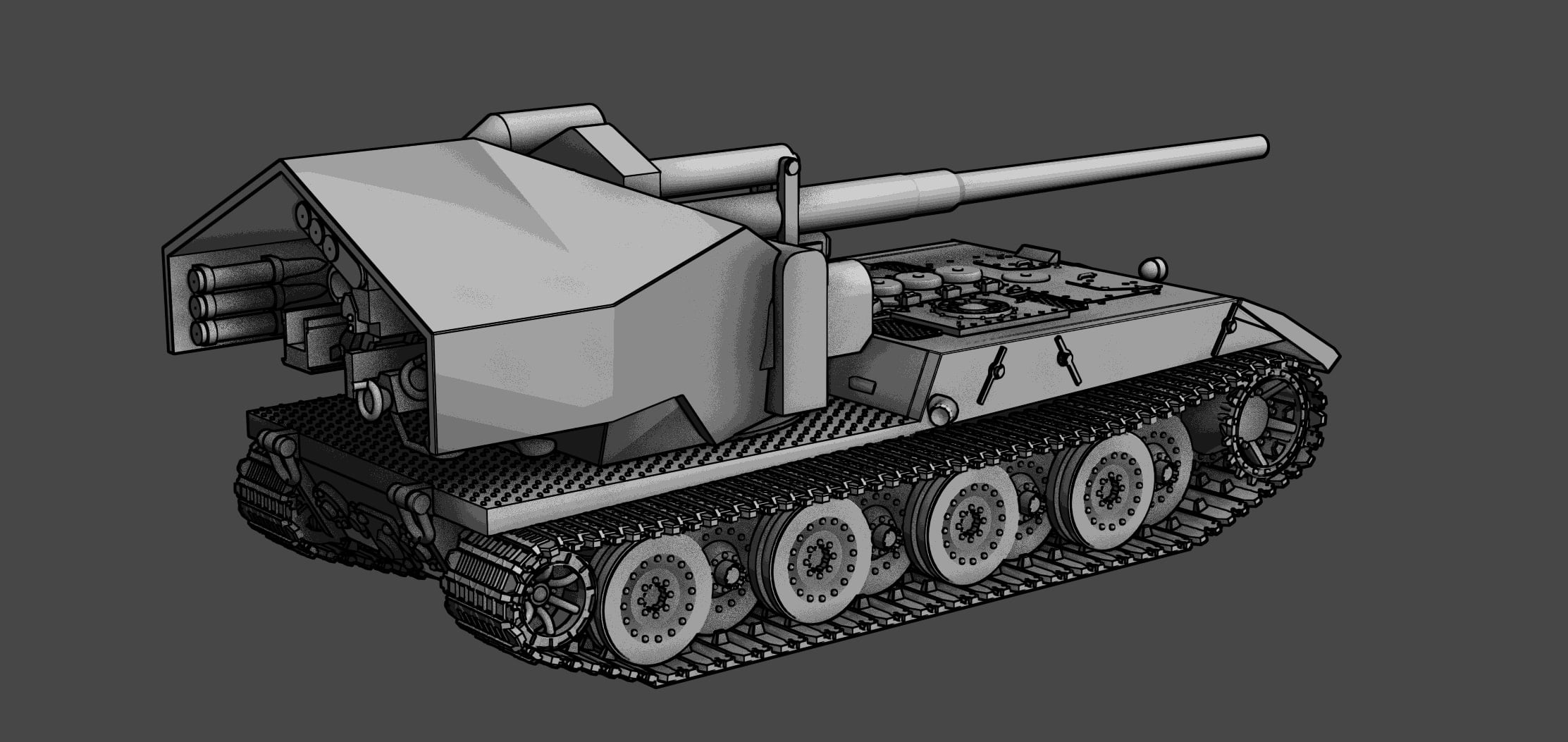 Waffenträger E100 by matthew.webb - Wargaming3D