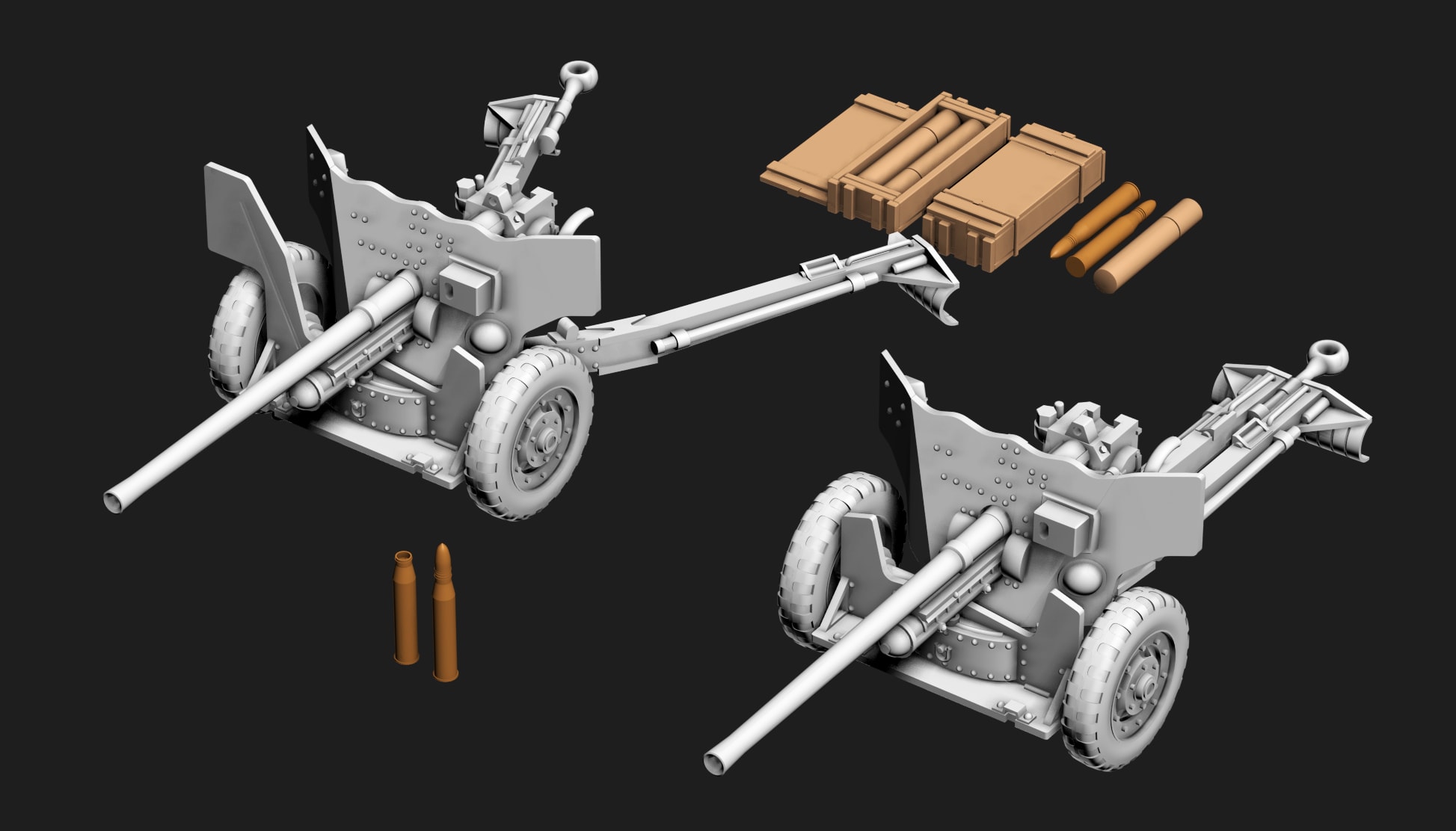 US 57mm AT M1 by matthew.webb - Wargaming3D