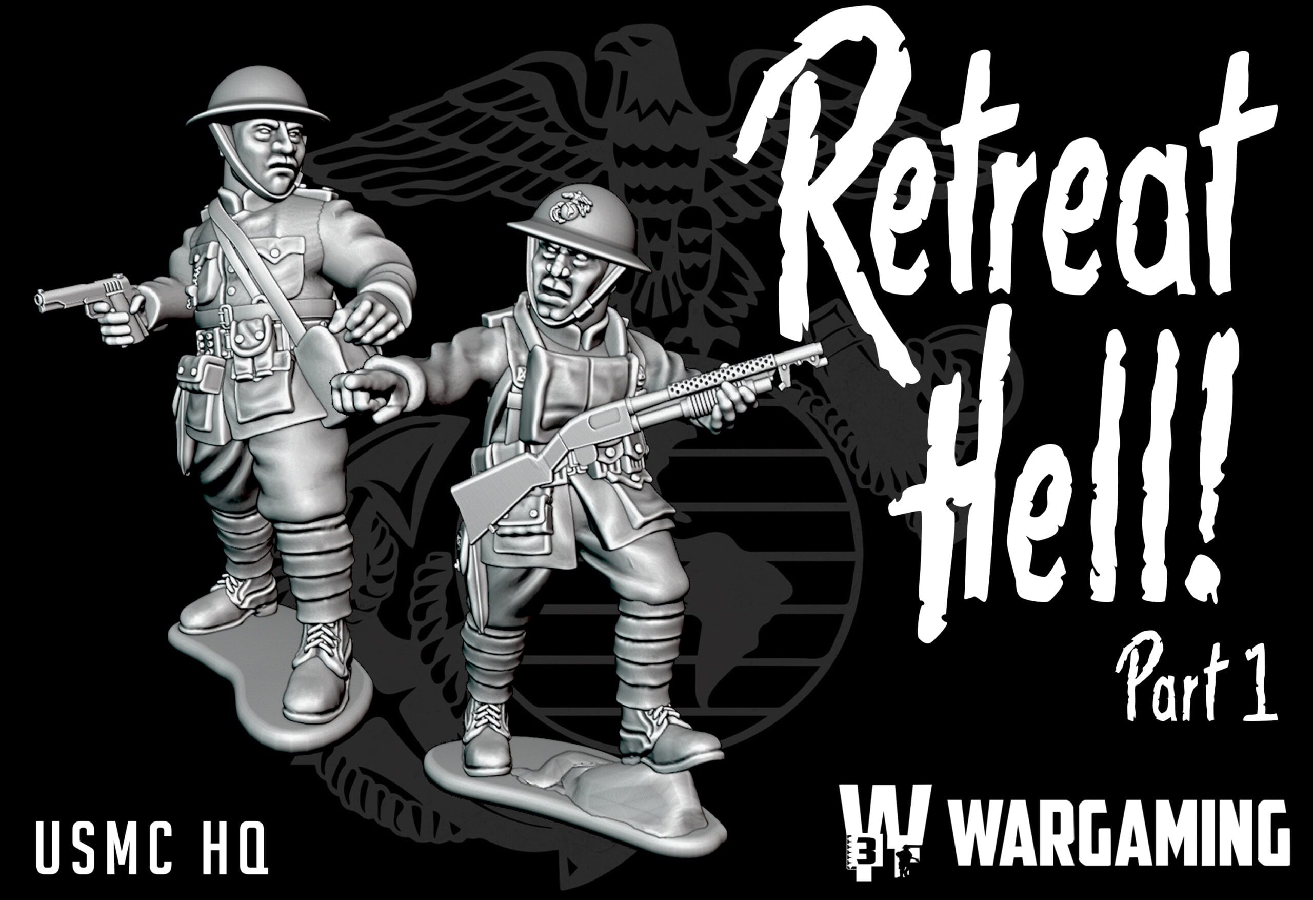 Retreat Hell! Part 1 USMC HQ by matthew.webb - Wargaming3D