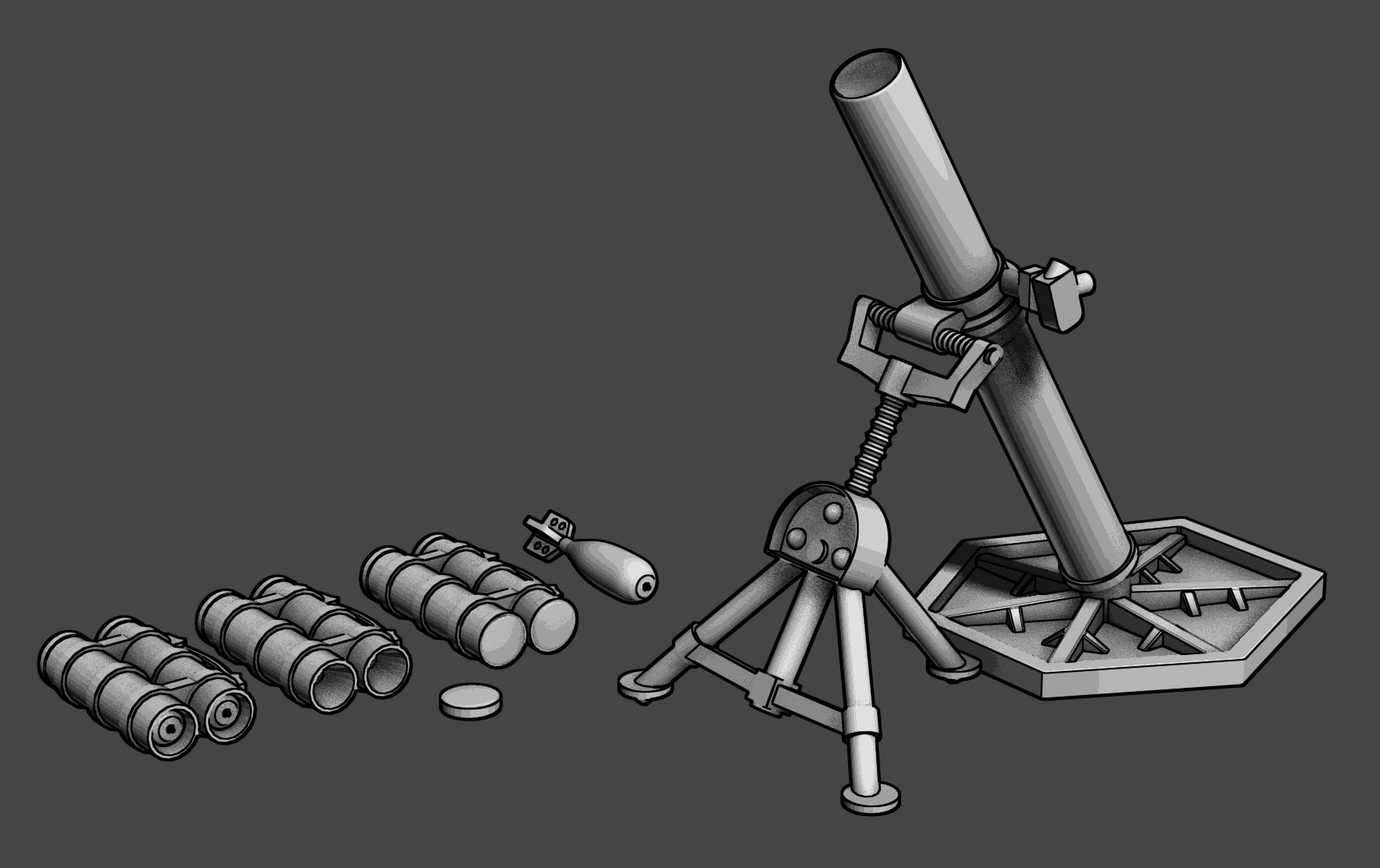 British 4.2 by Matthew Webb - Wargaming3D