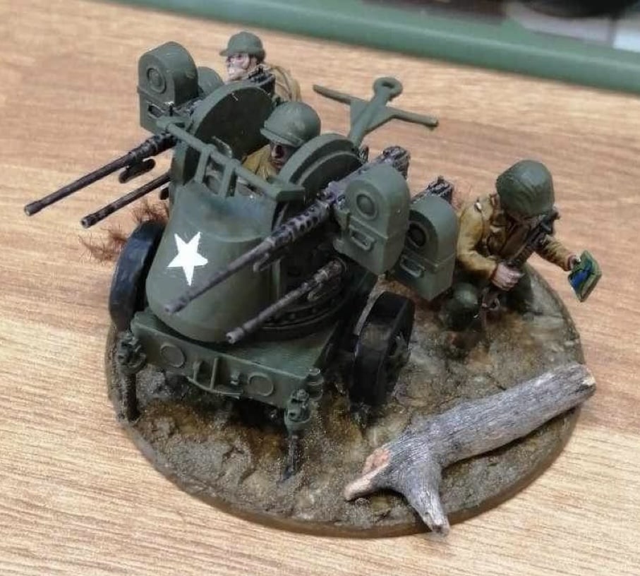 M45 Quad Gun mount on M20 Trailer by Matthew Webb - Wargaming3D