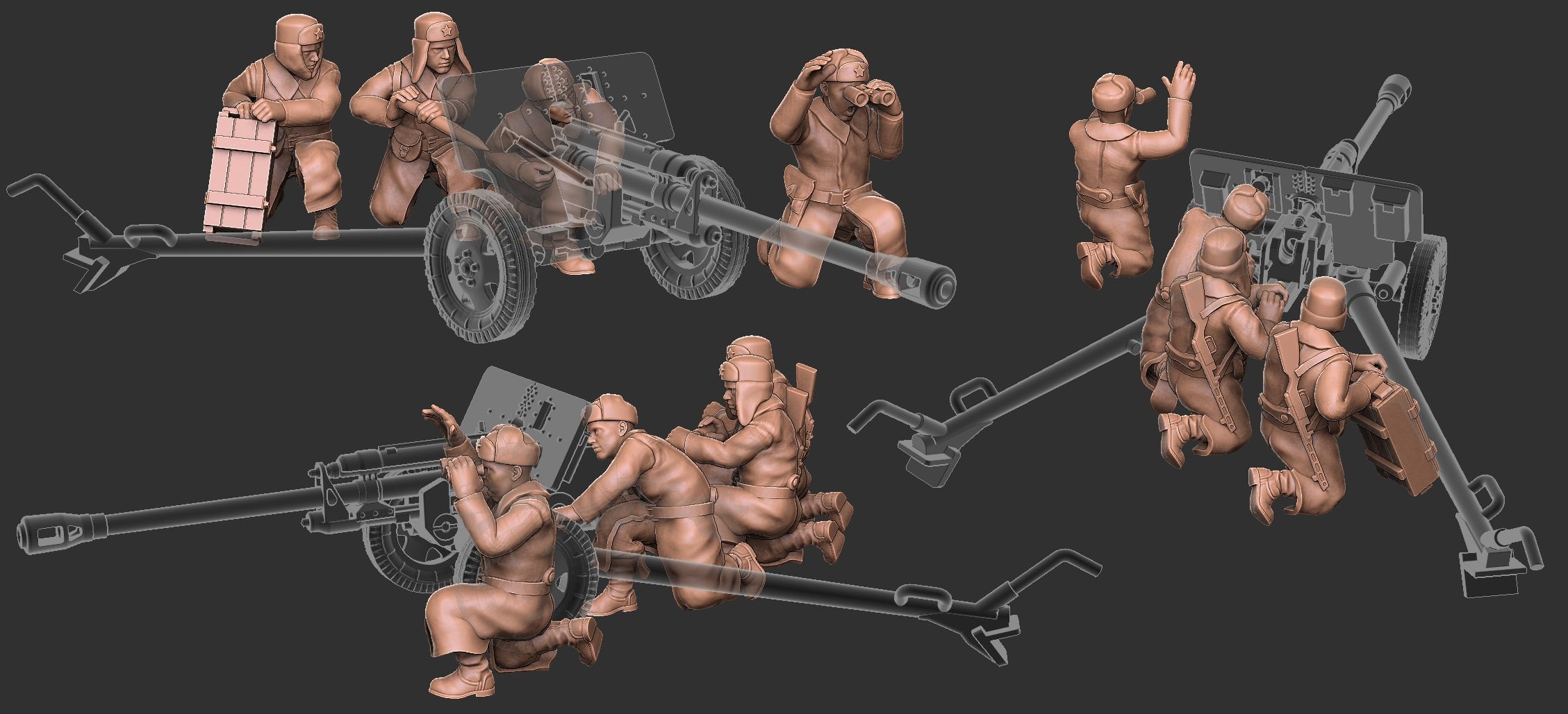 76mmZis3_winterCrew01 (without gun) by EugeneSmichnik - Wargaming3D