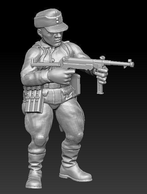 German soldier mp40 09 by EugeneSmichnik - Wargaming3D