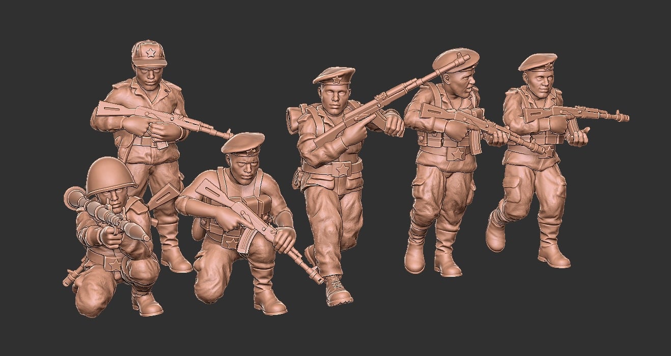 Soviet VDV squad by EugeneSmichnik - Wargaming3D
