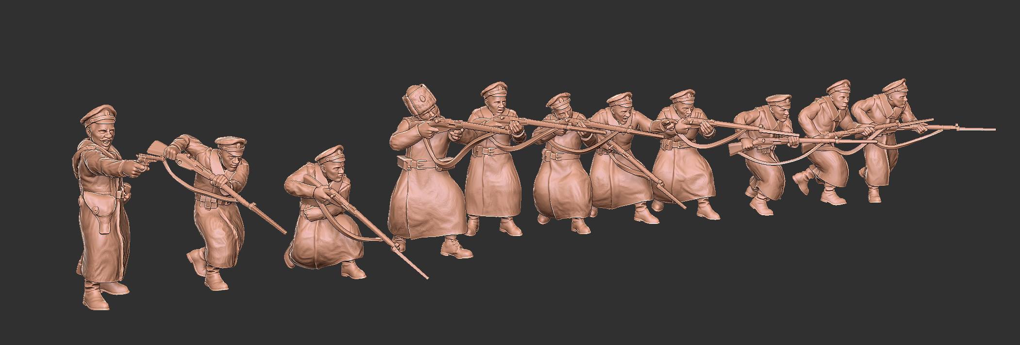 ww1 russian squad02 by EugeneSmichnik - Wargaming3D
