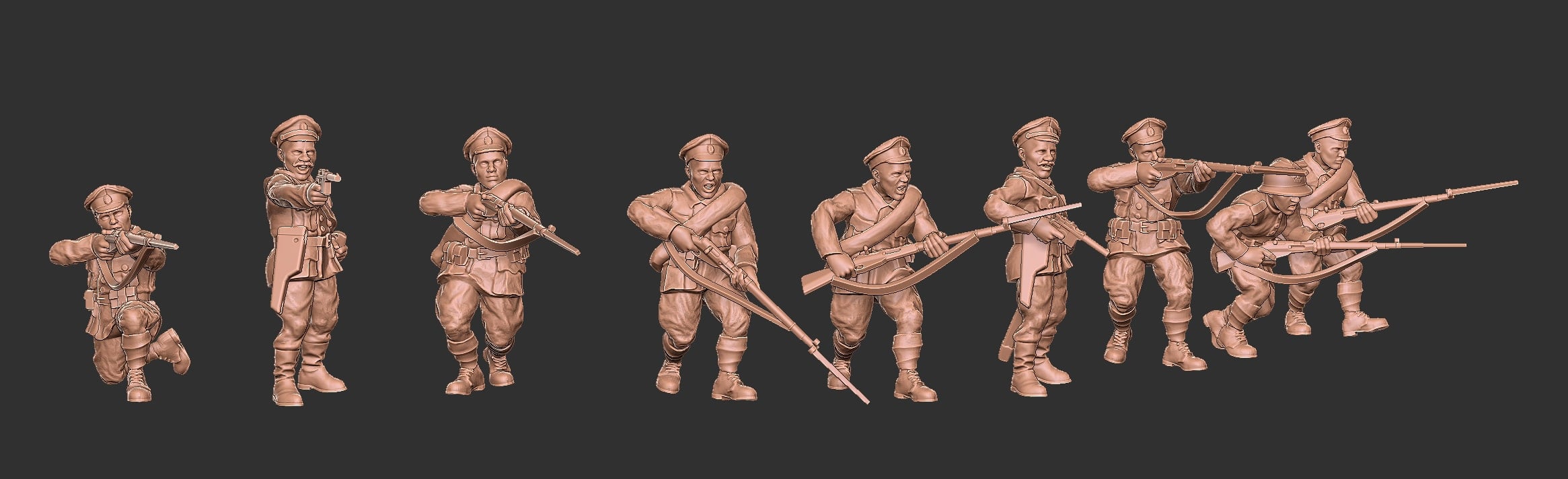 ww1 russian squad01 by Eugene Smichnik - Wargaming3D