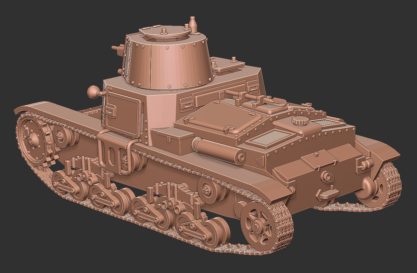 Italian M11-39 by Eugene Smichnik - Wargaming3D