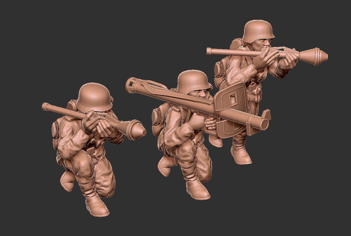 German antitank squad by Eugene Smichnik - Wargaming3D