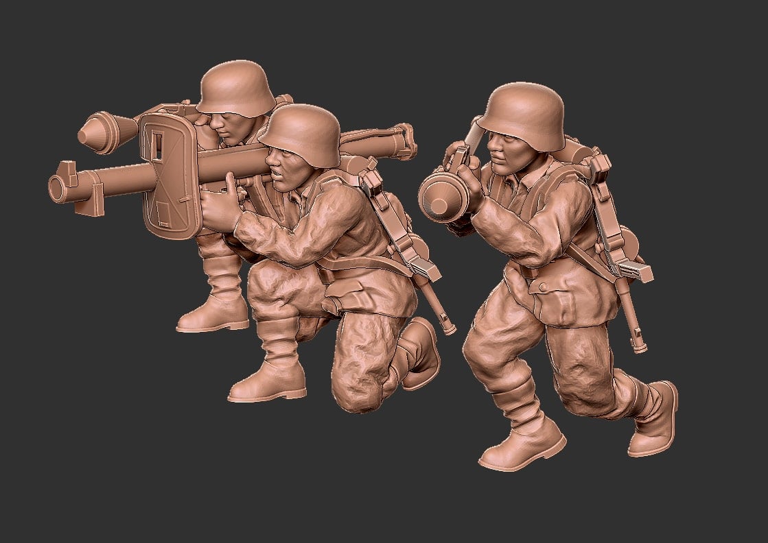 German antitank squad by Eugene Smichnik - Wargaming3D