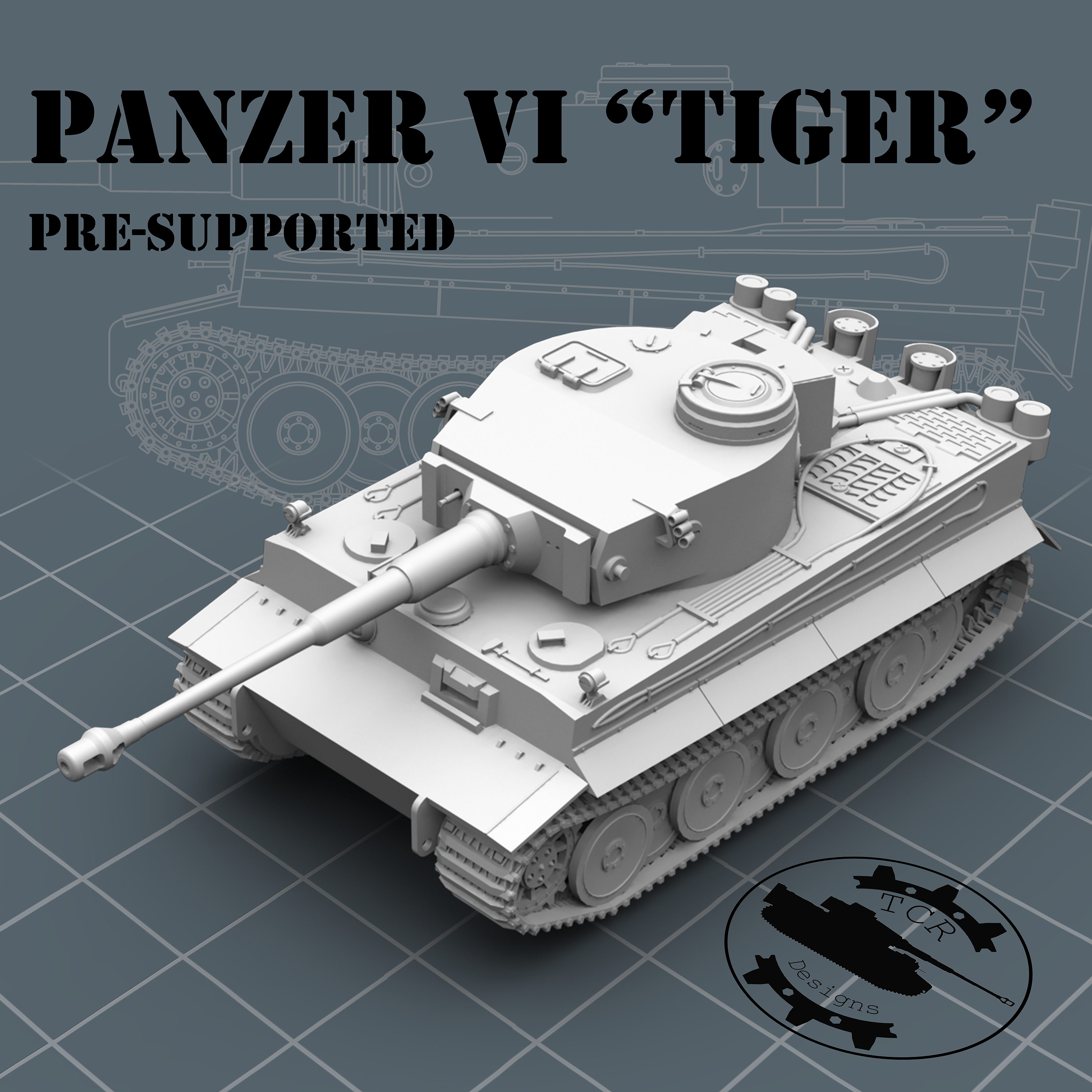 Tiger I H1 Heavy Tank by TCR Designs - Wargaming3D