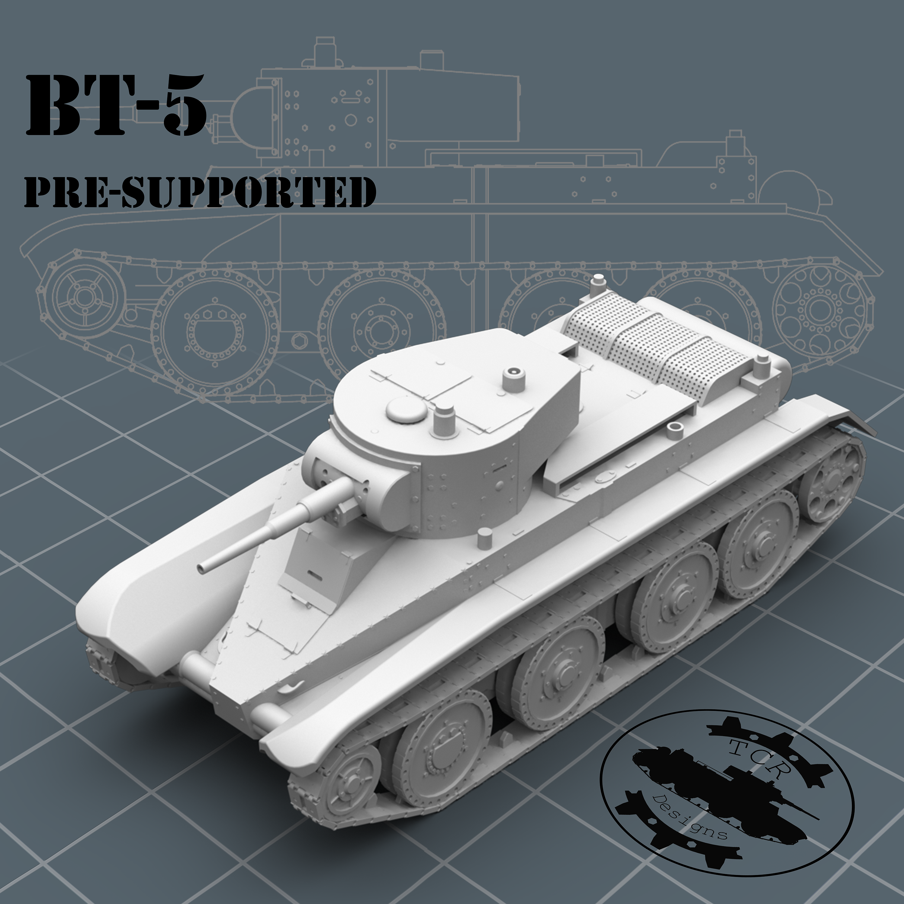 BT-5 Light Tank by TCR Designs - Wargaming3D