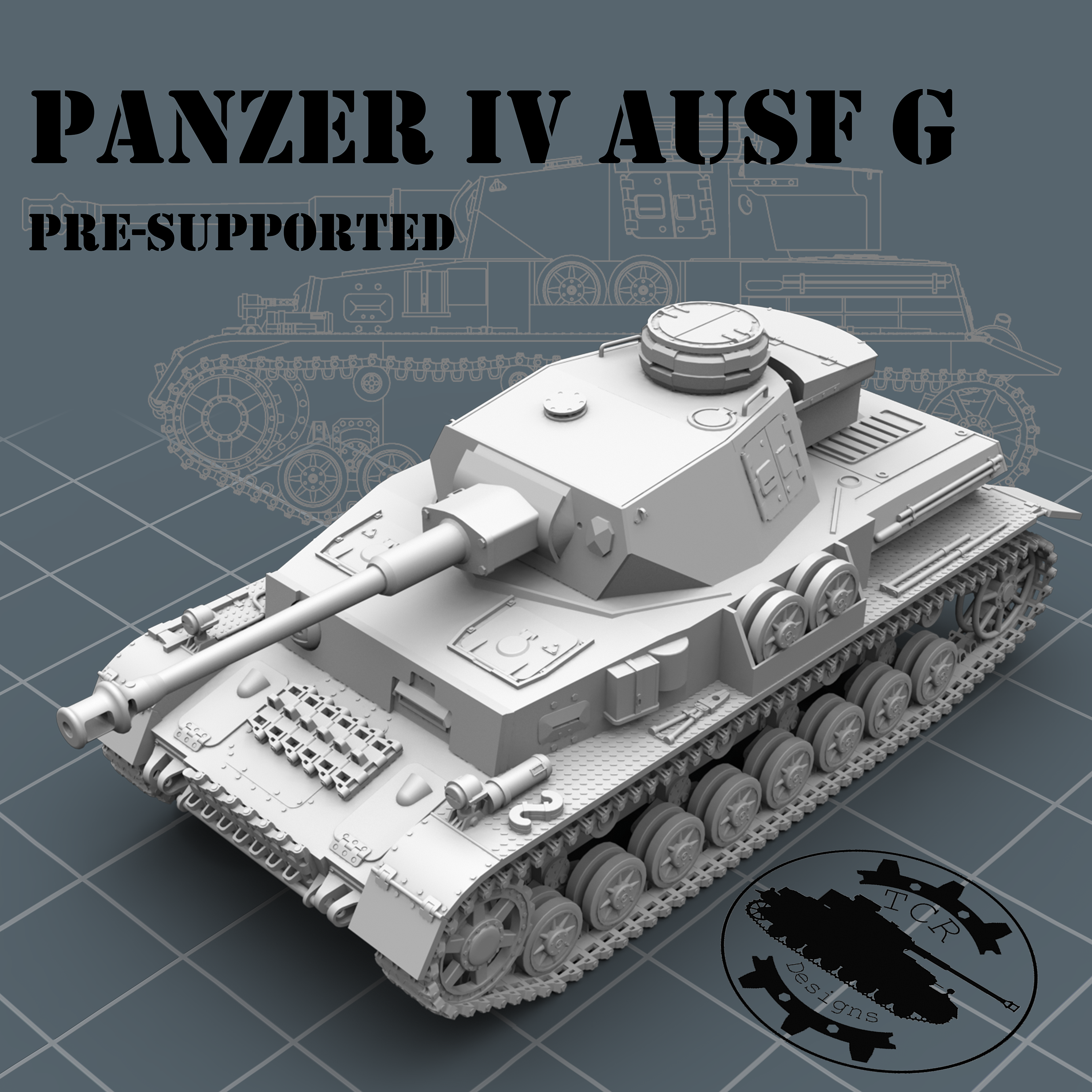 Panzer IV AusF G Medium Tank by TCR Designs - Wargaming3D
