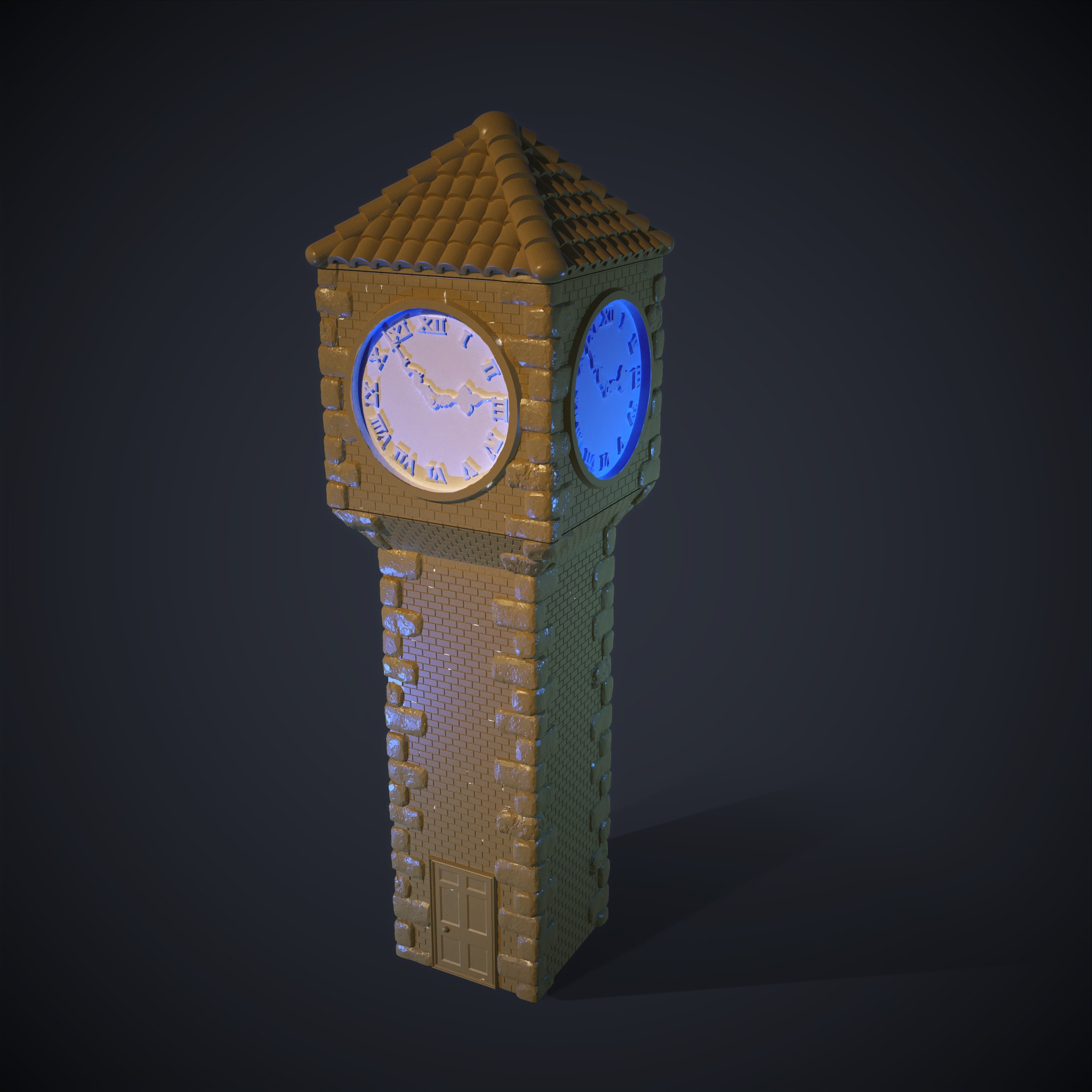 Light Up Clock Tower by Top Doug Design - MiniHoarder