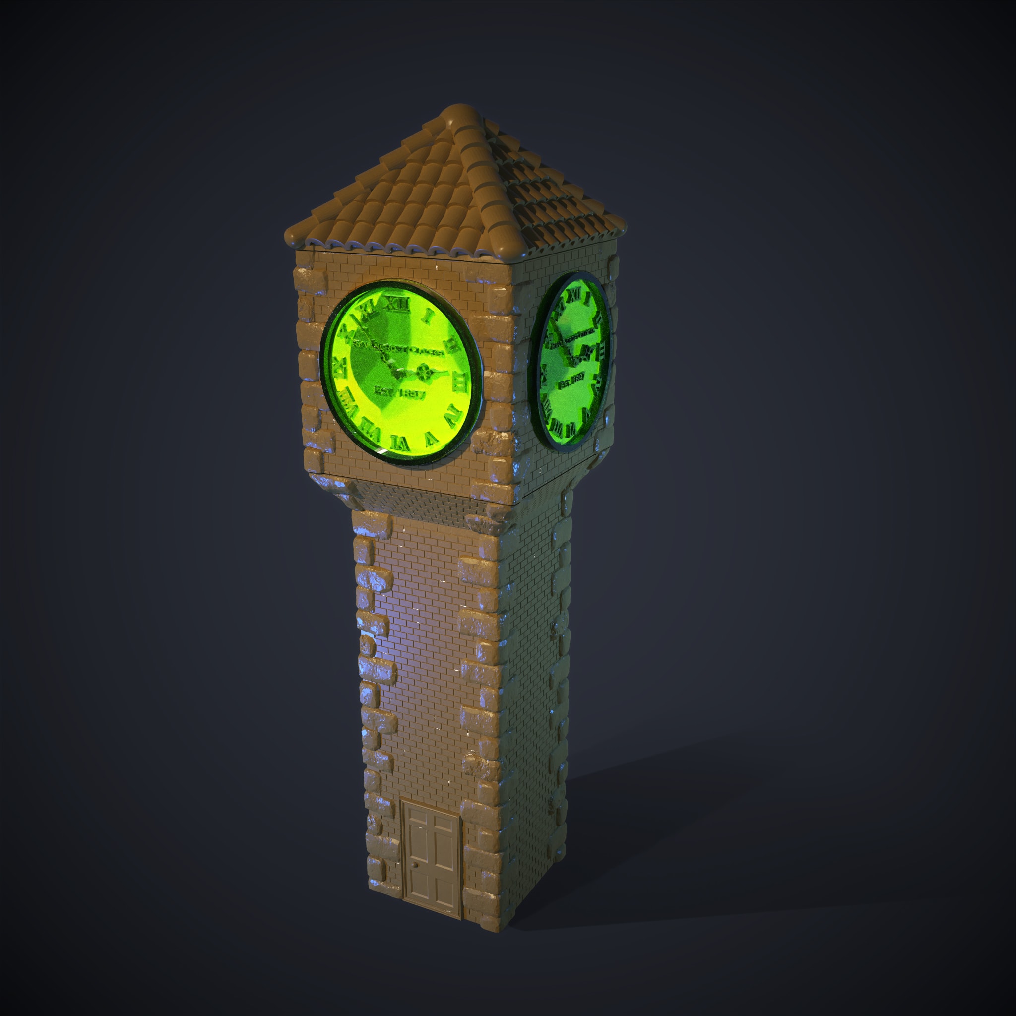 Light Up Clock Tower by Top Doug Design - MiniHoarder