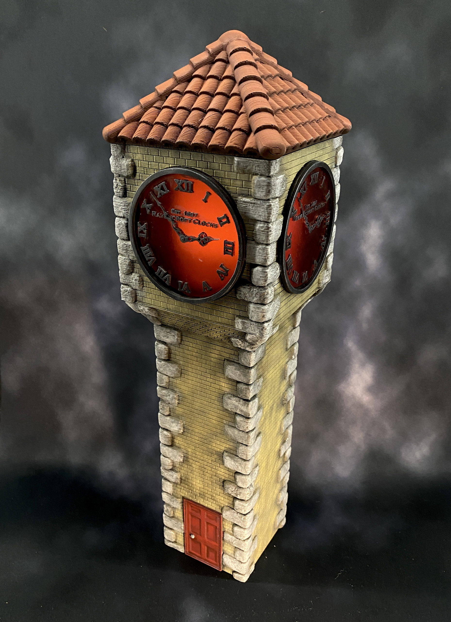 Light Up Clock Tower by Top Doug Design - MiniHoarder