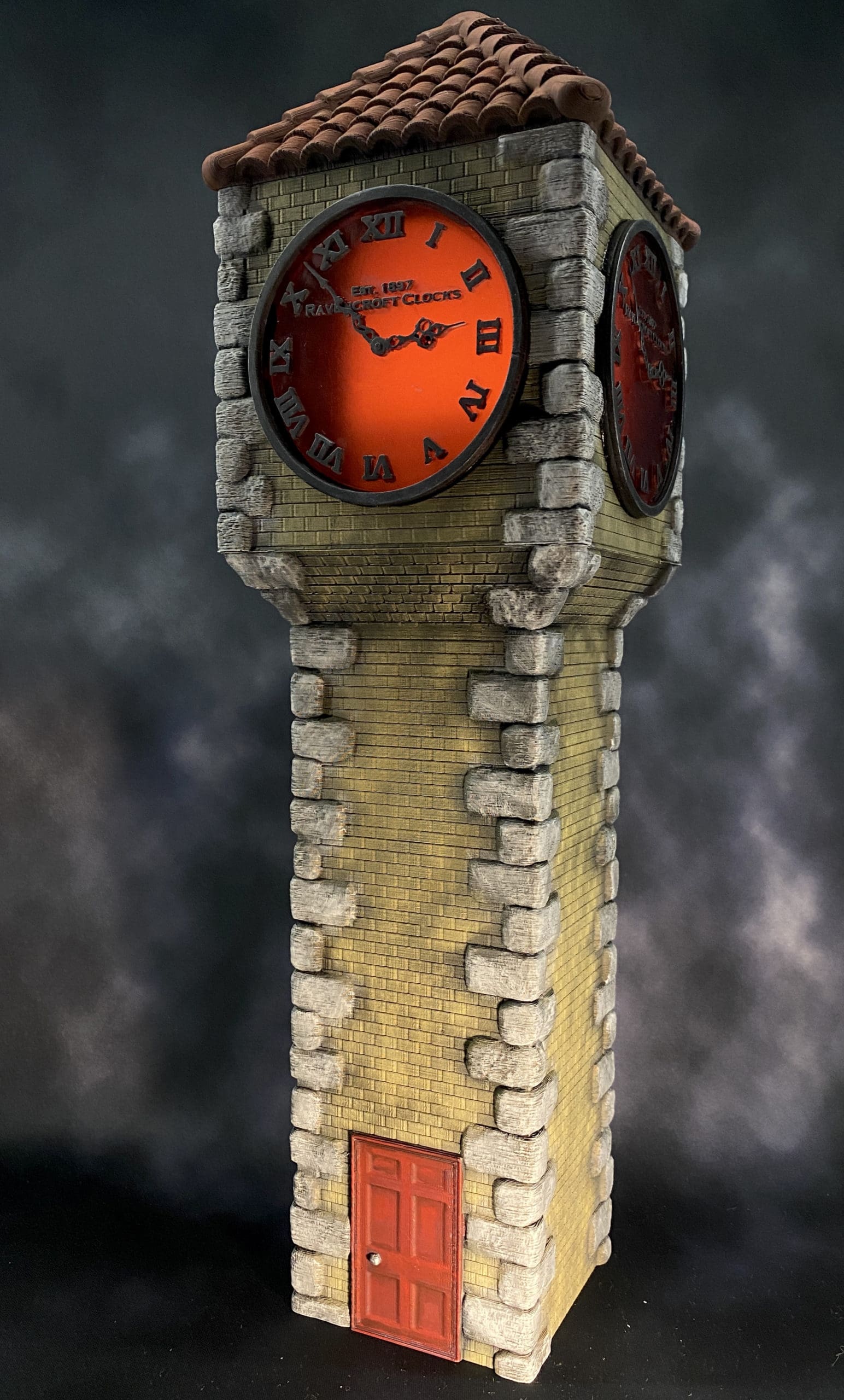 Light Up Clock Tower by Top Doug Design - MiniHoarder
