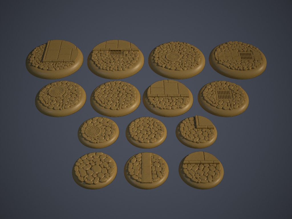 Cobblestone Base Set by Top Doug Design - MiniHoarder