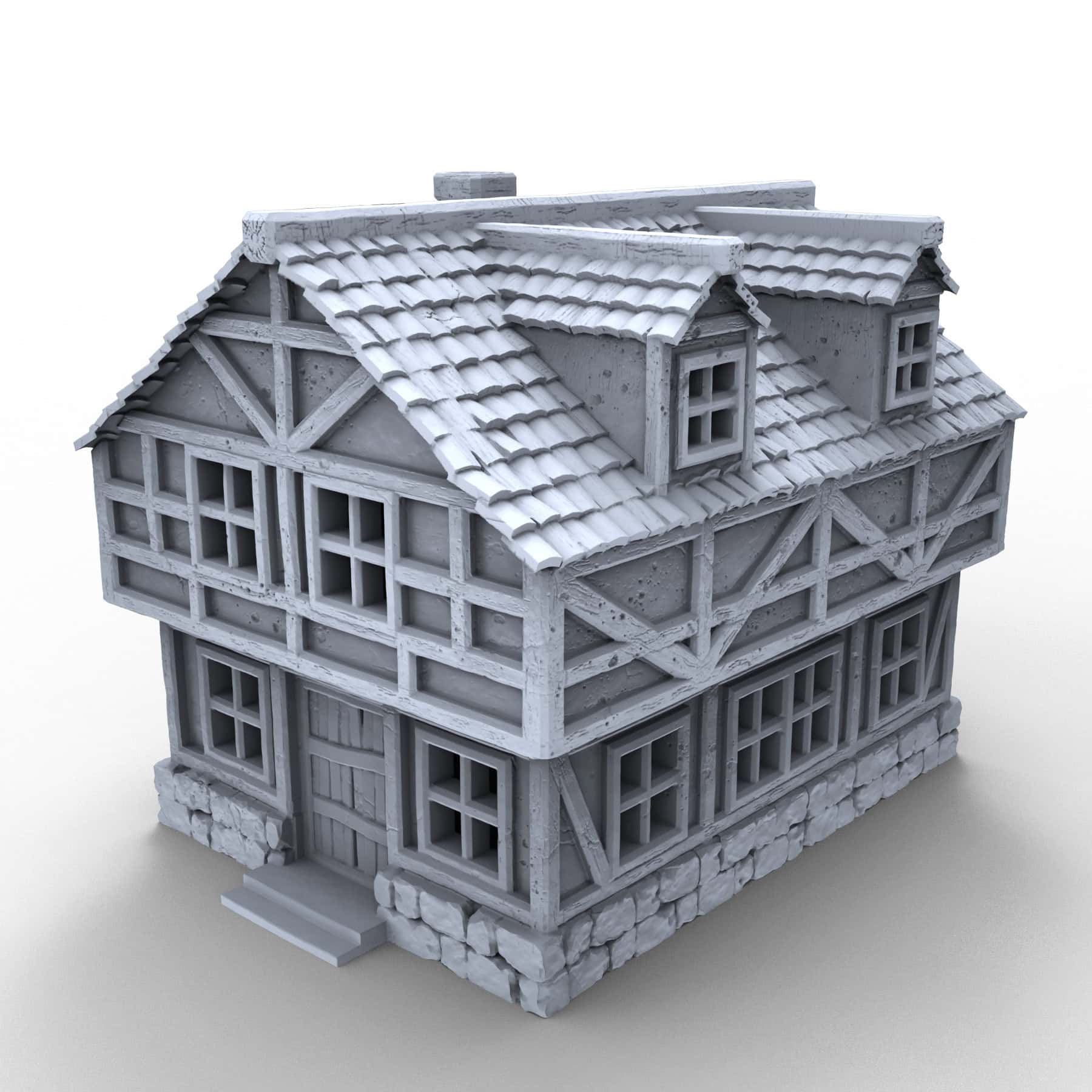 Half Timbered Medieval Inn by ZBB EditionS - Wargaming3D