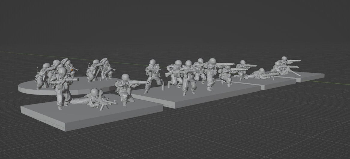 6mm WW2 British Infantry by Maneuver Miniatures - Wargaming3D