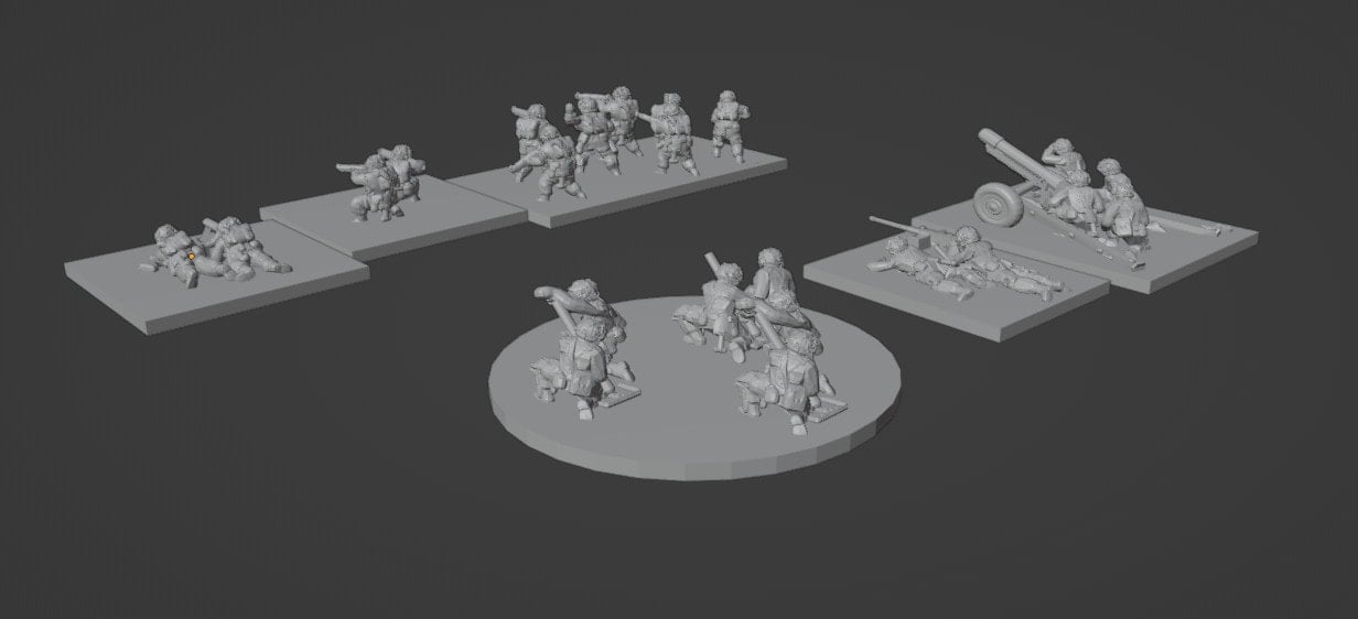 6mm WW2 US Infantry by Maneuver Miniatures - Wargaming3D