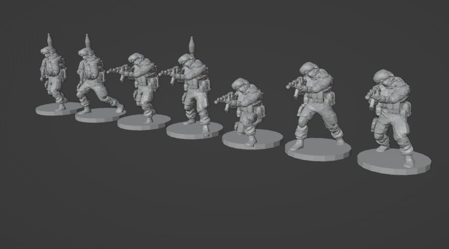 15mm Modern Russian Mechanized Infantry by Maneuver Miniatures ...