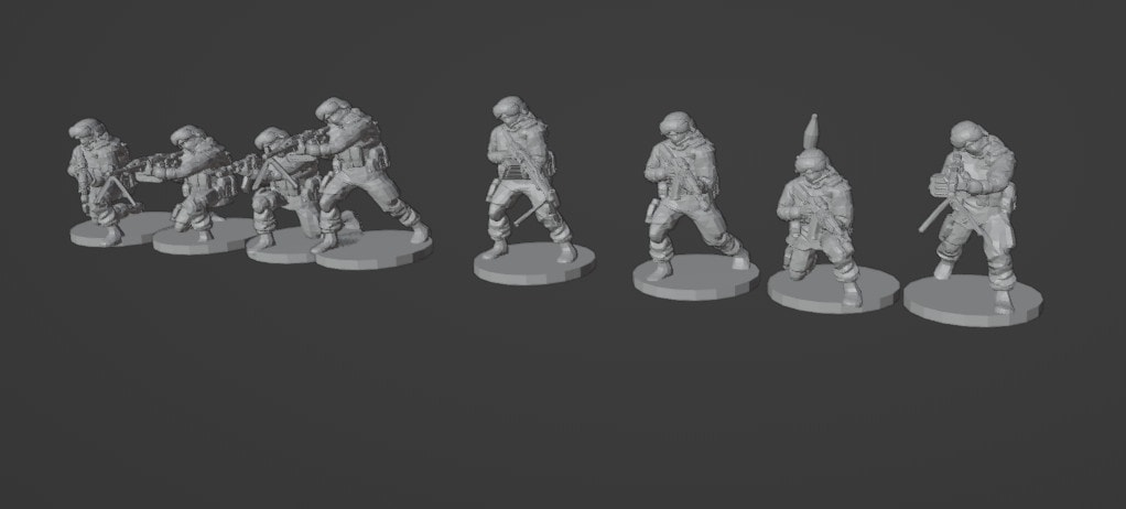15mm Modern Russian Mechanized Infantry by Maneuver Miniatures ...