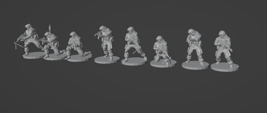 15mm Modern Russian Mechanized Infantry by Maneuver Miniatures ...