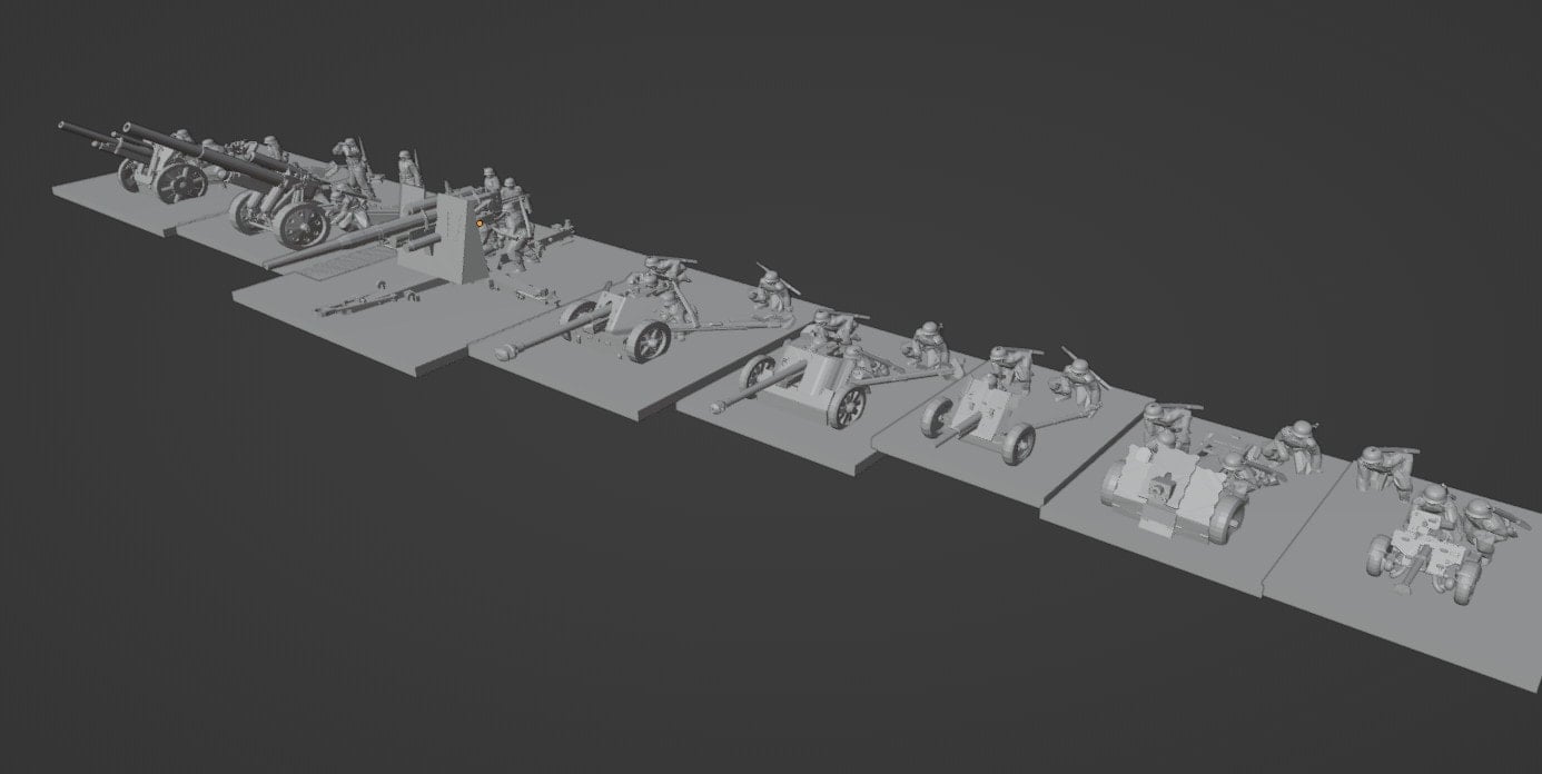 6mm WW2 German Infantry by Maneuver Miniatures - Wargaming3D