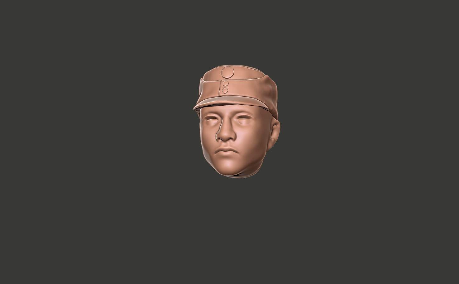 WW2 KMT Nationalist Chinese Heads in Field Caps by Imperialis ...