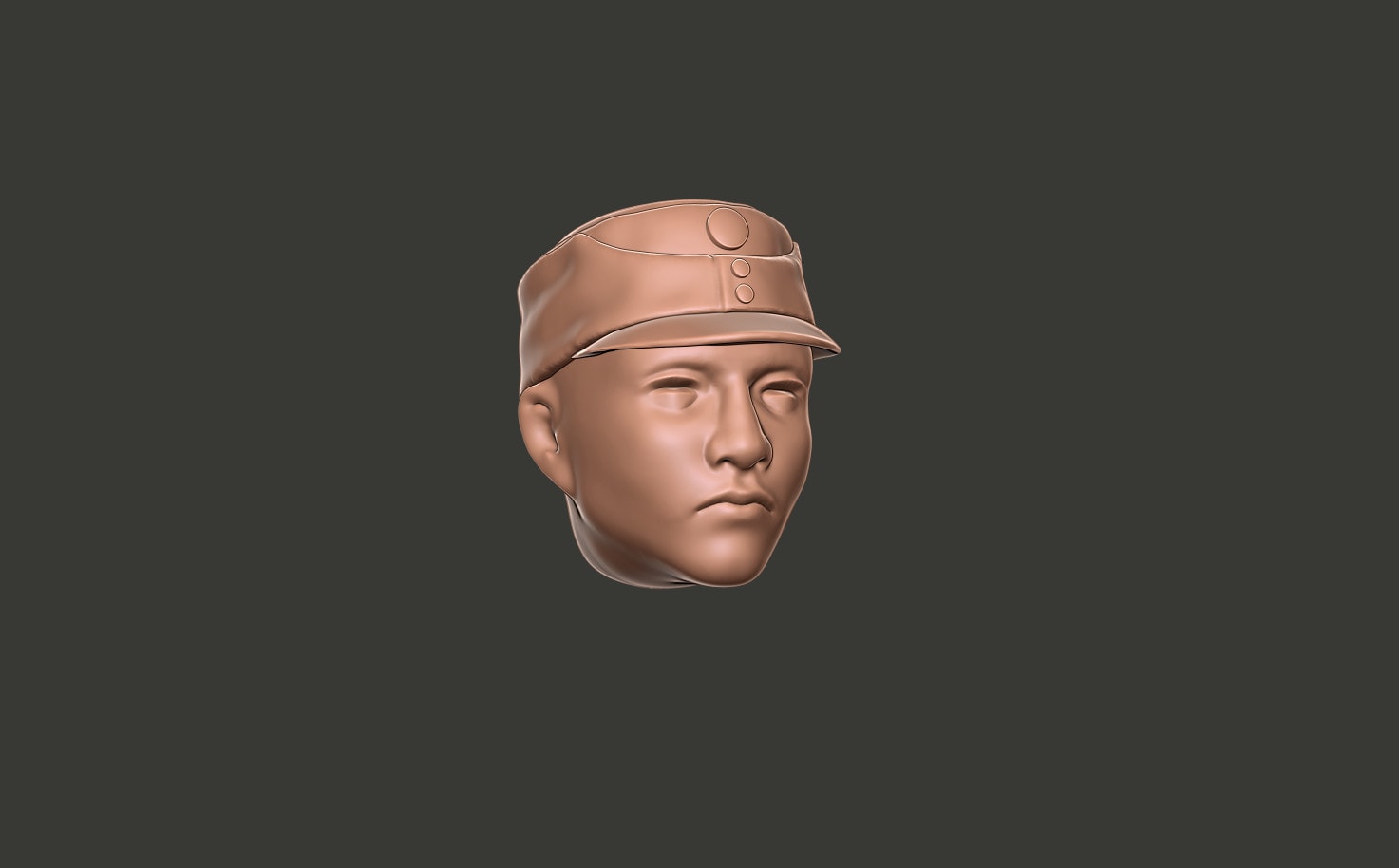 WW2 KMT Nationalist Chinese Heads in Field Caps by Imperialis ...