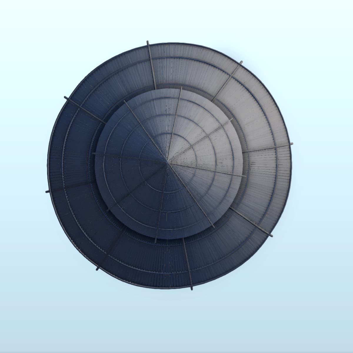 Circular wooden building on stilts (4) by Hartolia Miniatures - Wargaming3D