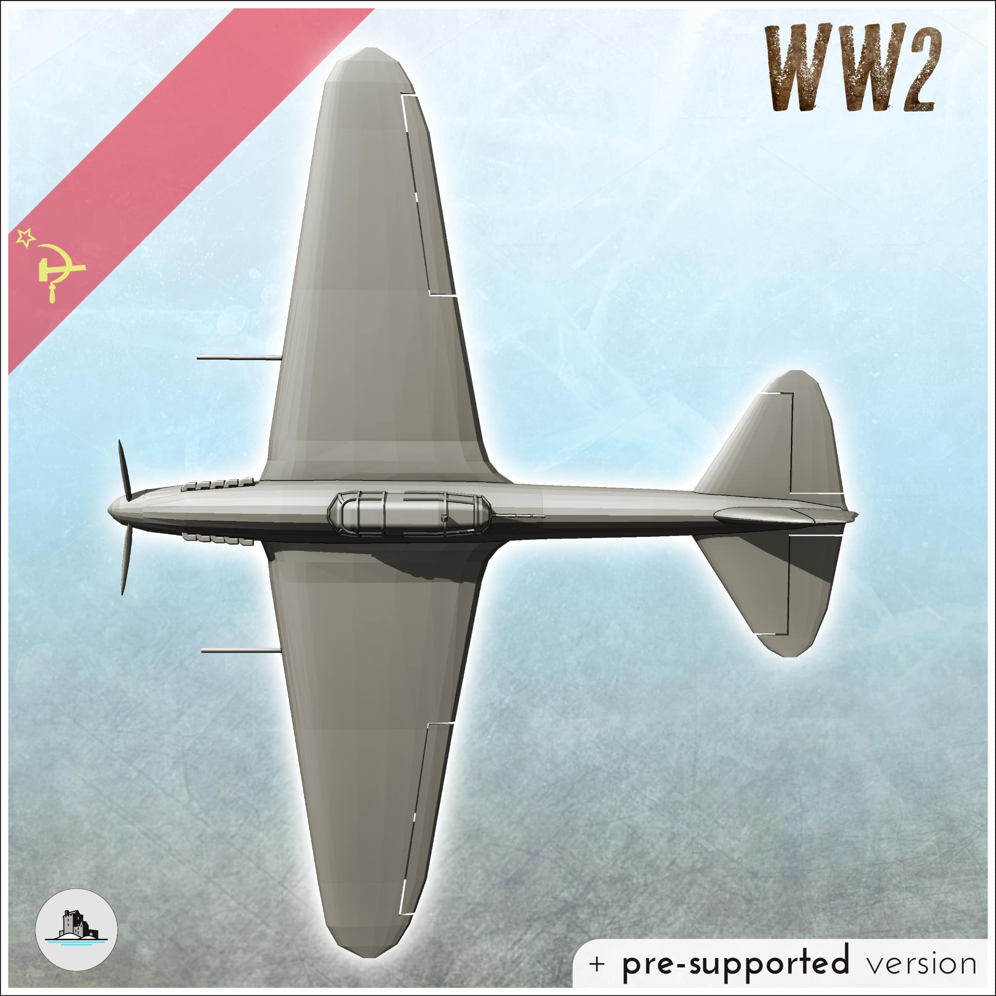 Ilyushin Il-2 Shturmovik soviet ground-attack plane (12) by Hartolia ...