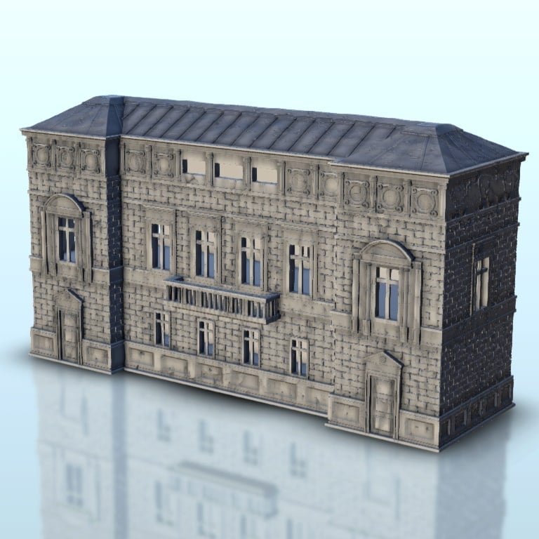 Baroque building 6 by Hartolia Miniatures - Wargaming3D