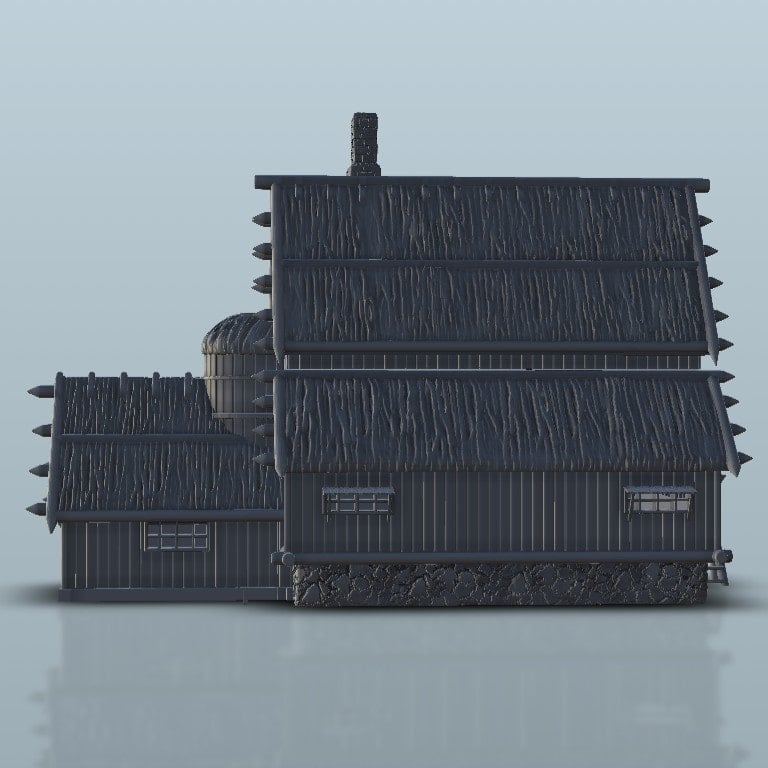 Viking water mill by Hartolia Miniatures - Wargaming3D