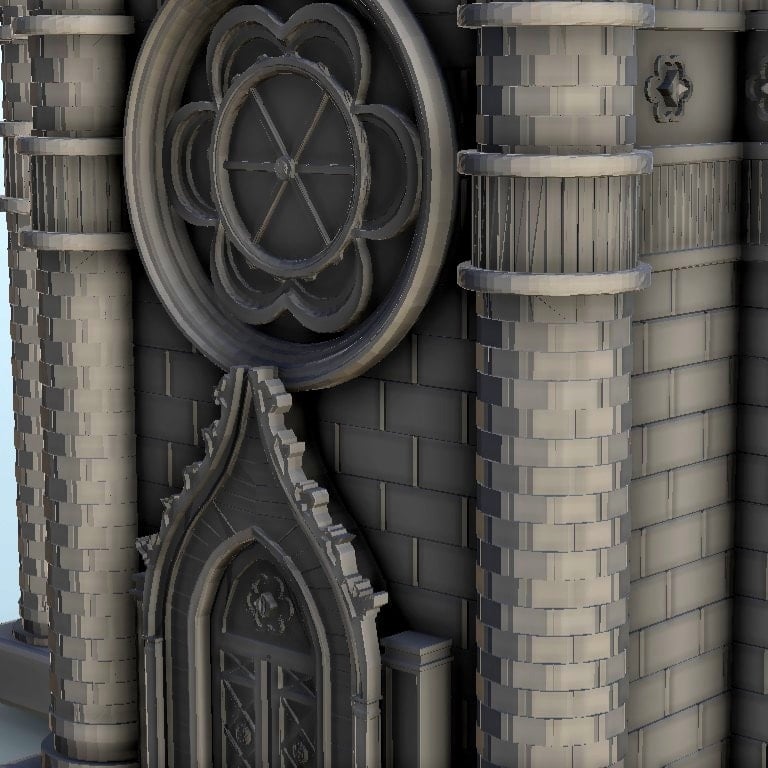 Gothic chapel 12 by Hartolia Miniatures - Wargaming3D