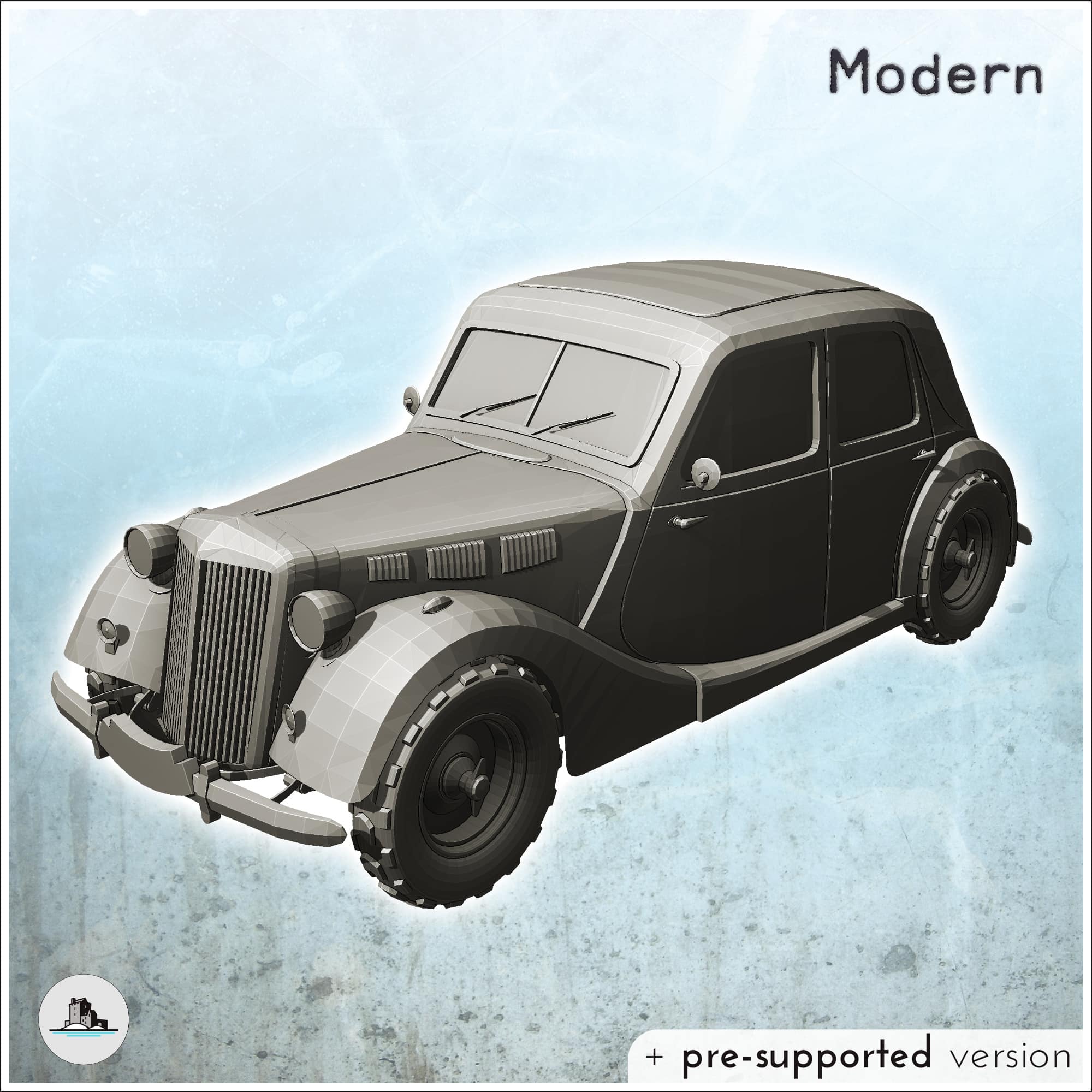 Renault Celtaquatre car (4) by Hartolia Miniatures - Wargaming3D